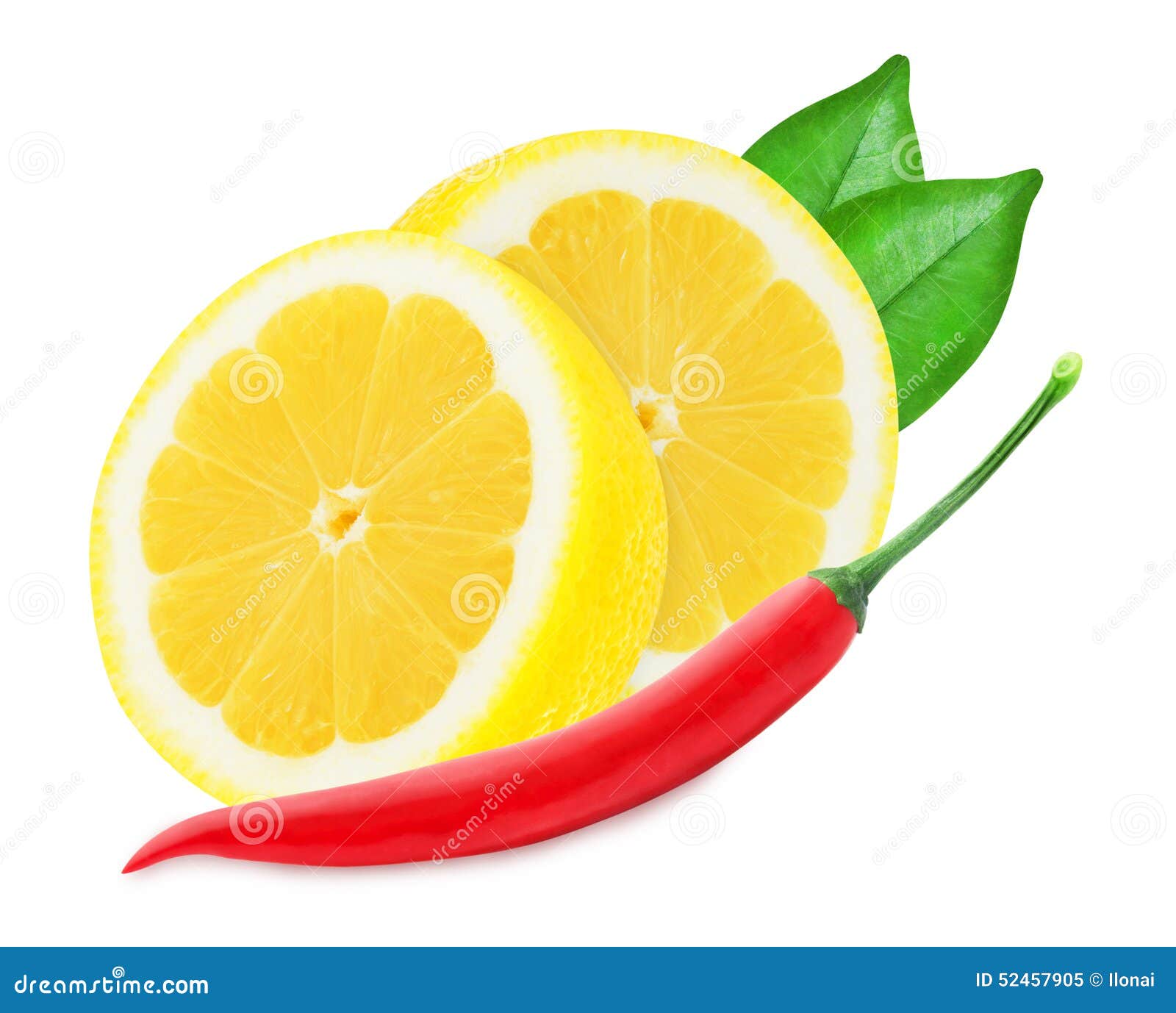 Juicy Yellow Slice Of Lemon Isolated On A White Background With ...