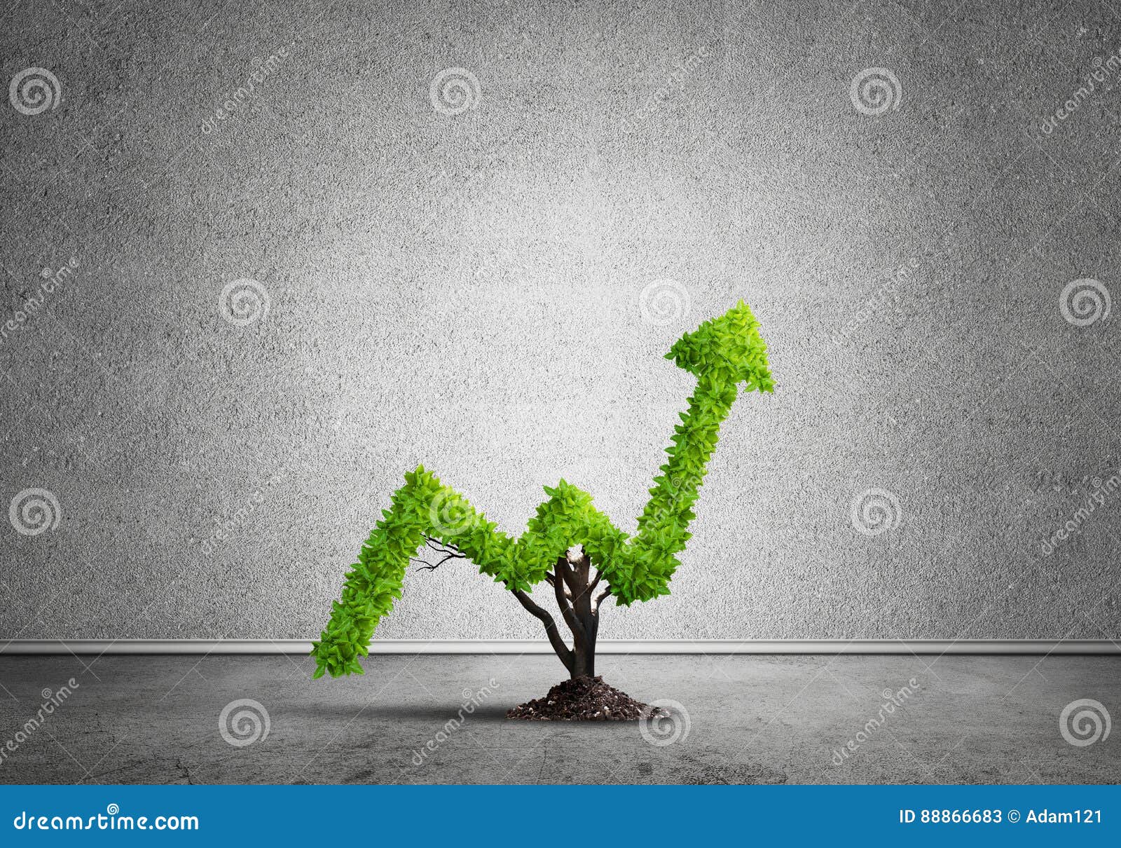 Juiste Investering Voor Het Krijgen Van Inkomen Stock Afbeelding ...