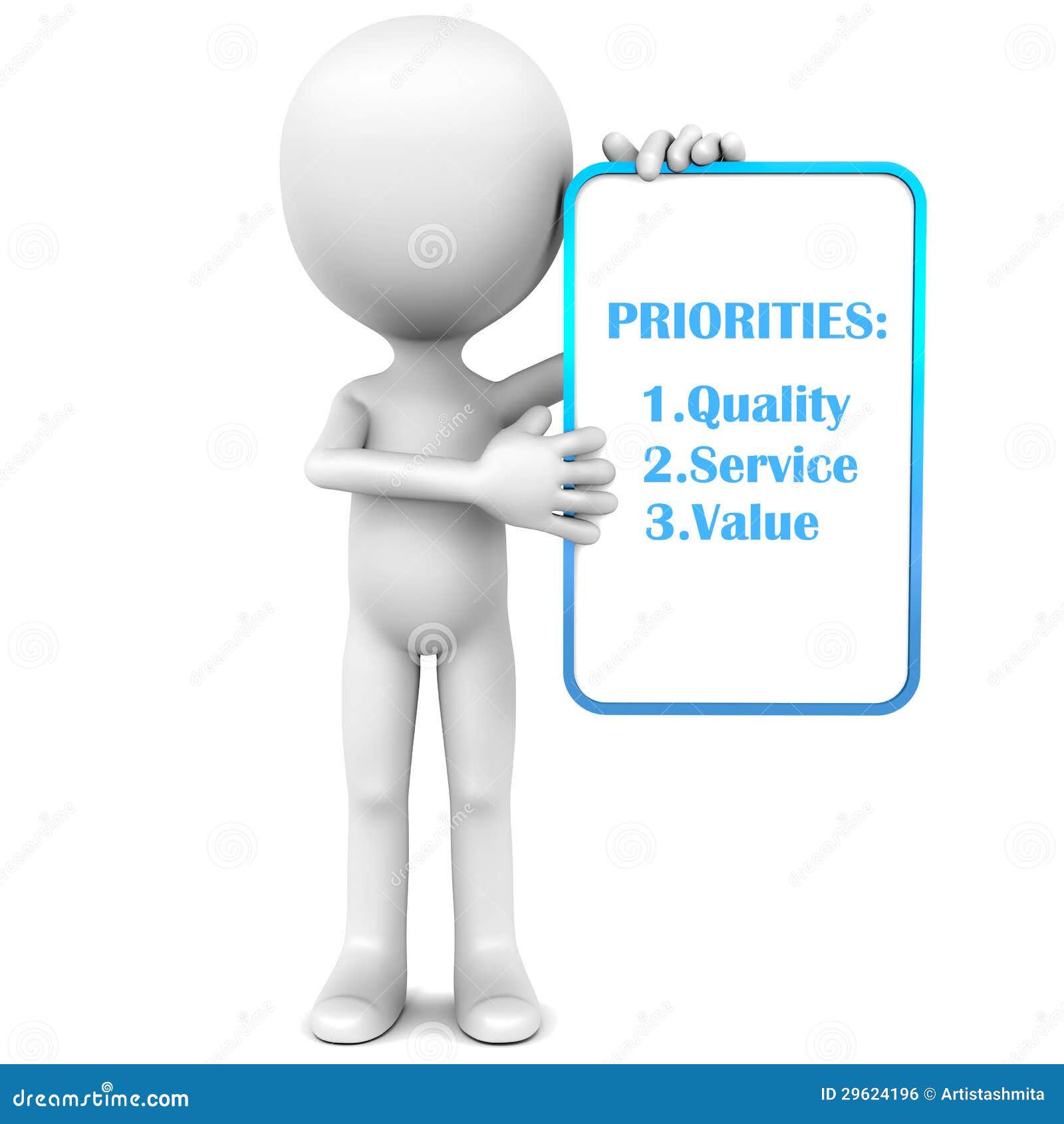 Juiste prioriteiten stock illustratie. Illustration of prioriteiten ...