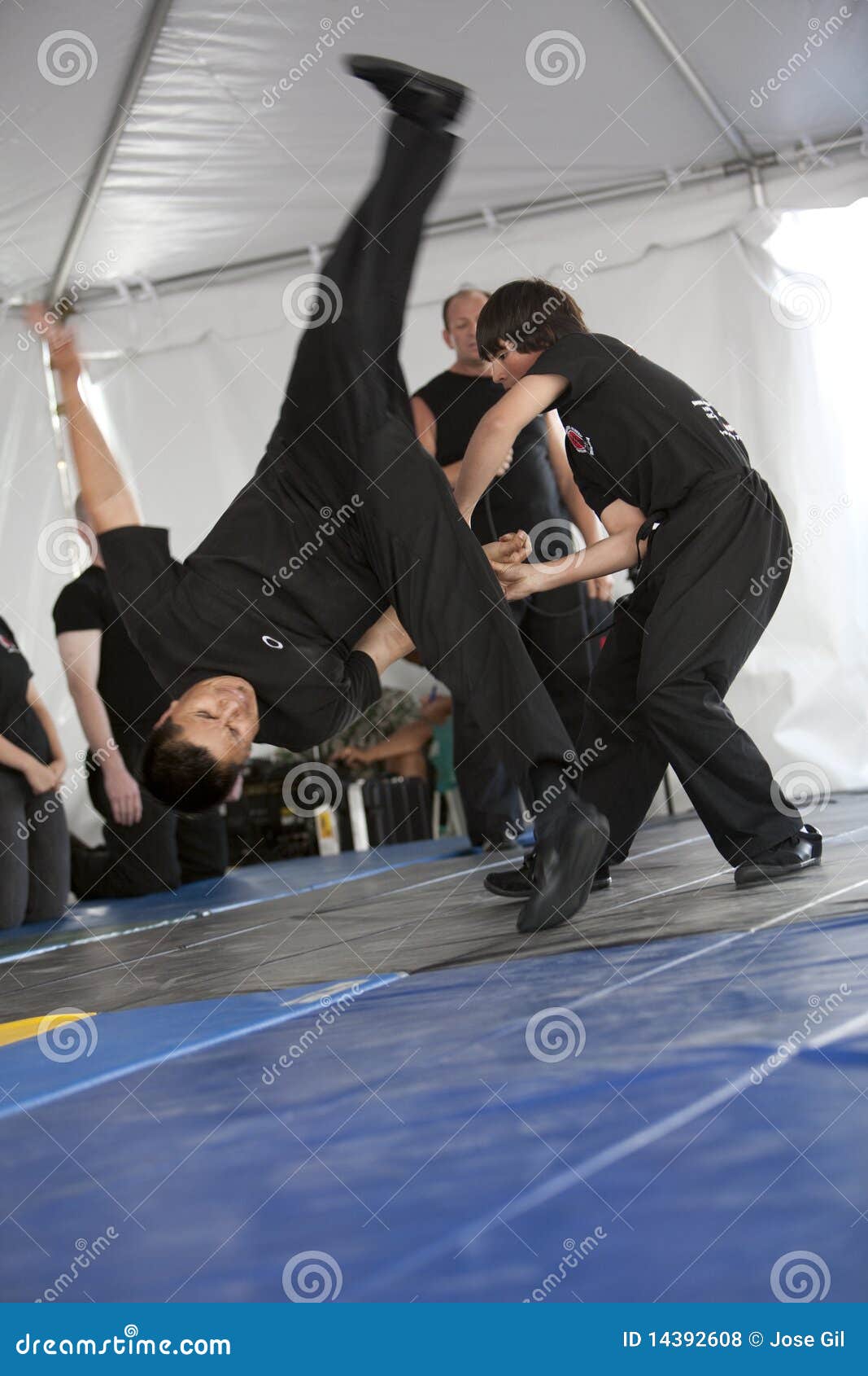 Jujitsu Throw editorial stock photo. Image of little - 14392608