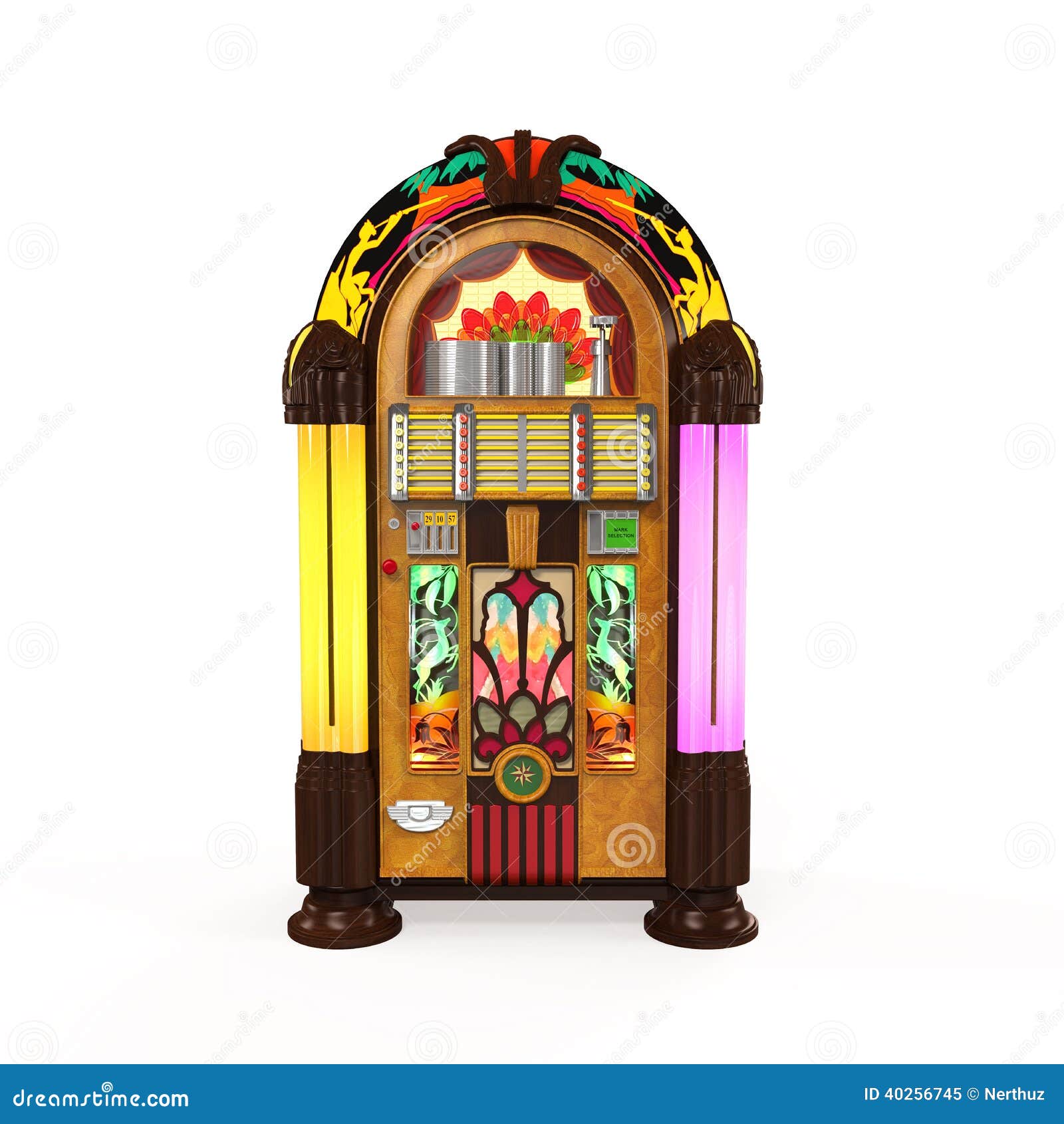 Juke Box Royalty-Free Cartoon | CartoonDealer.com #20860532