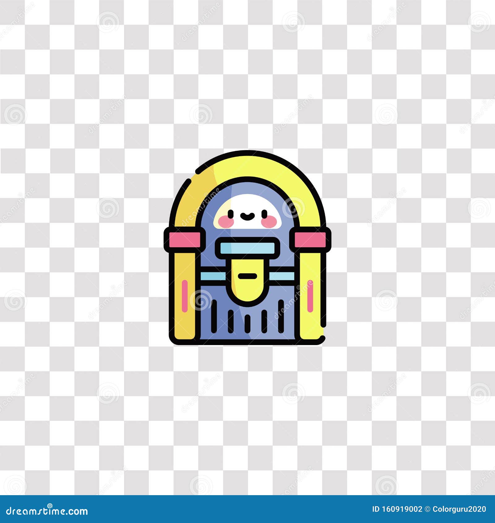 Jukebox Icon Sign and Symbol. Jukebox Color Icon for Website Design and ...