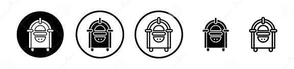 Jukebox Icon Vector Set on White Background Stock Vector - Illustration ...