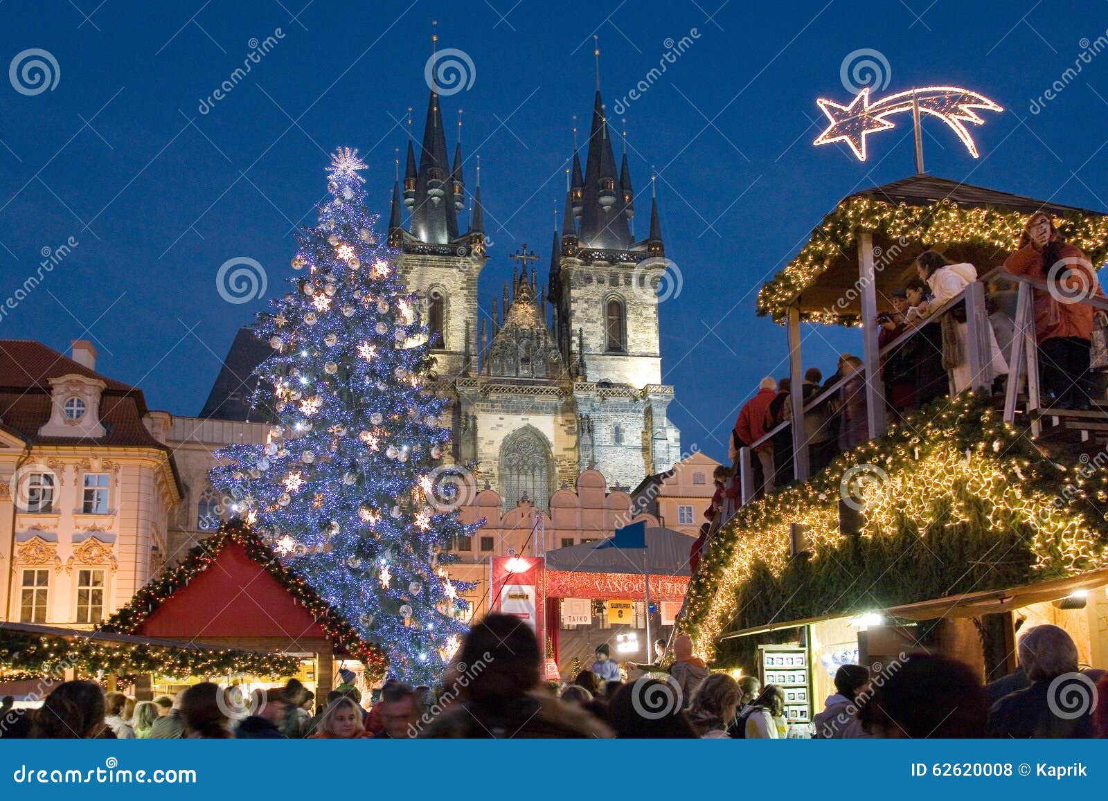 Jul I Prague (UNESCO), Tjeckien Redaktionell Arkivfoto - Bild av ...
