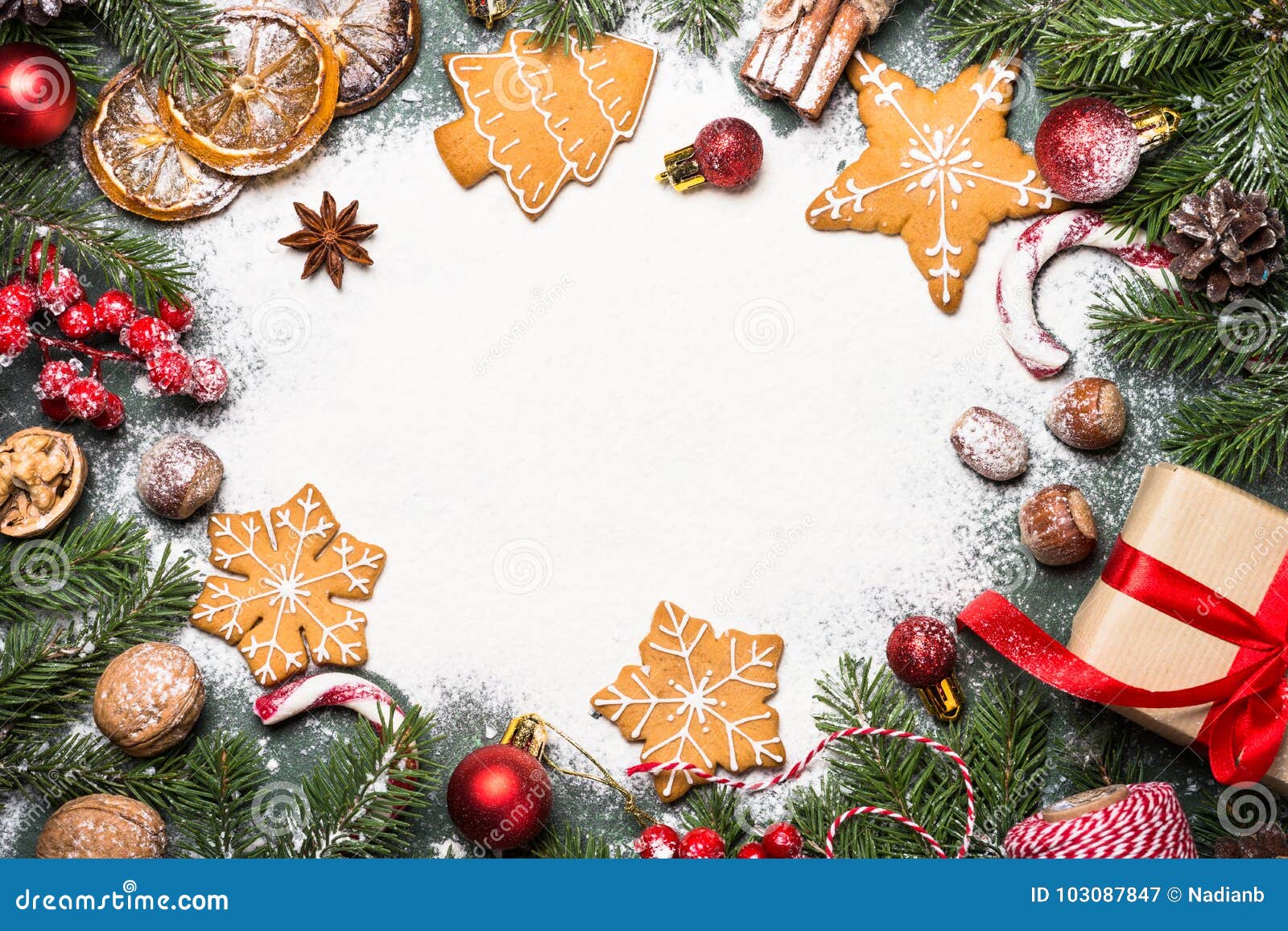 Jul som bakar bakgrund fotografering för bildbyråer. Bild av kakor ...