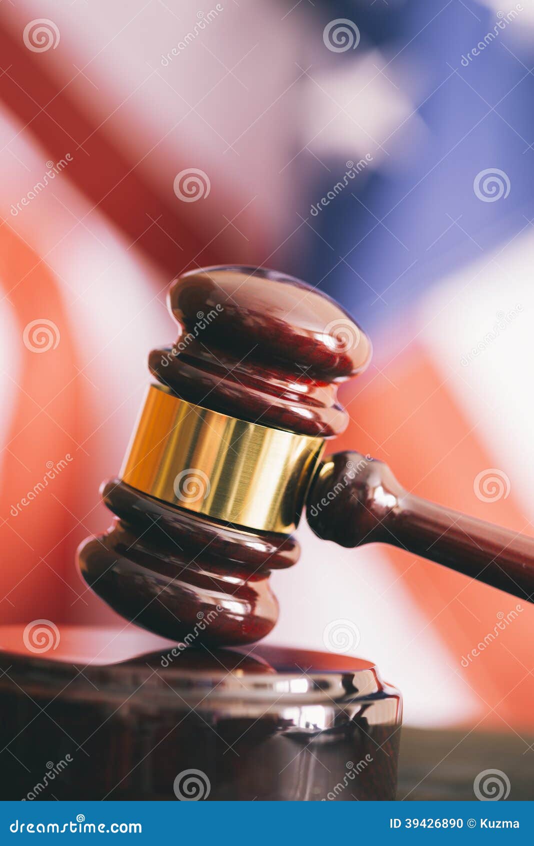 Julgamento dos EUA foto de stock. Imagem de malho, bandeira - 39426890