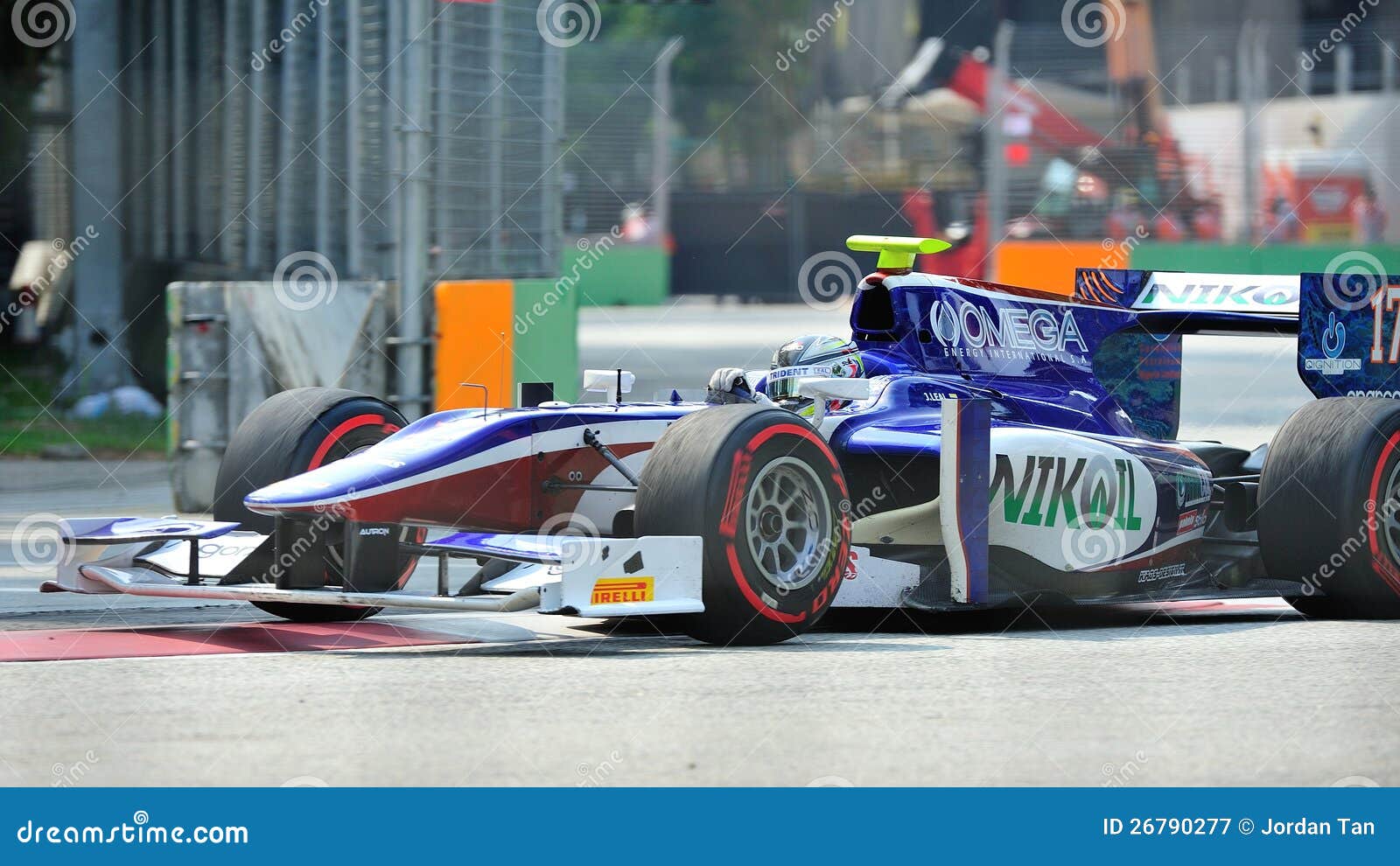 Julian Leal Racing in Singapore GP2 2012 Editorial Photography - Image ...