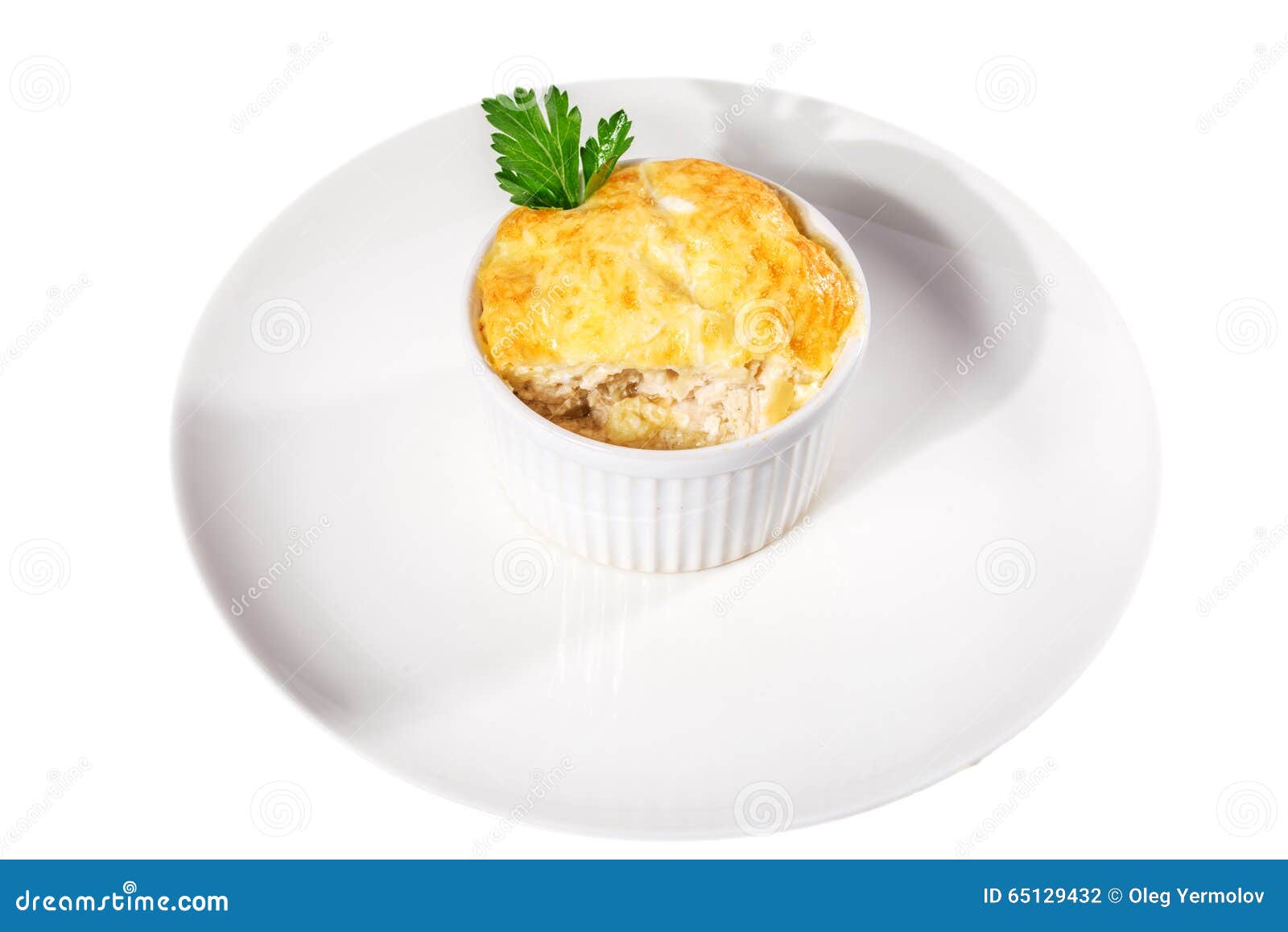 Julienne dish stock photo. Image of meat, chicken, ramekin - 65129432