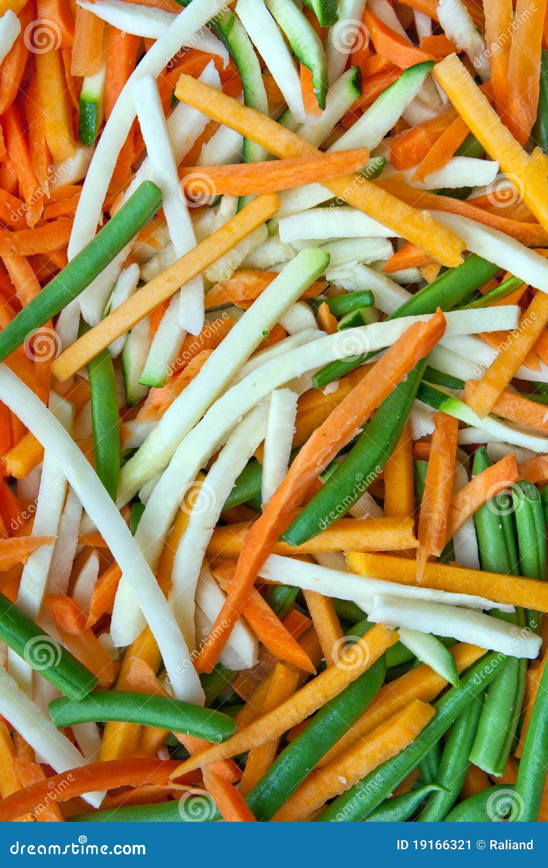 Julienne vegetables stock image. Image of thin, orange - 19166321