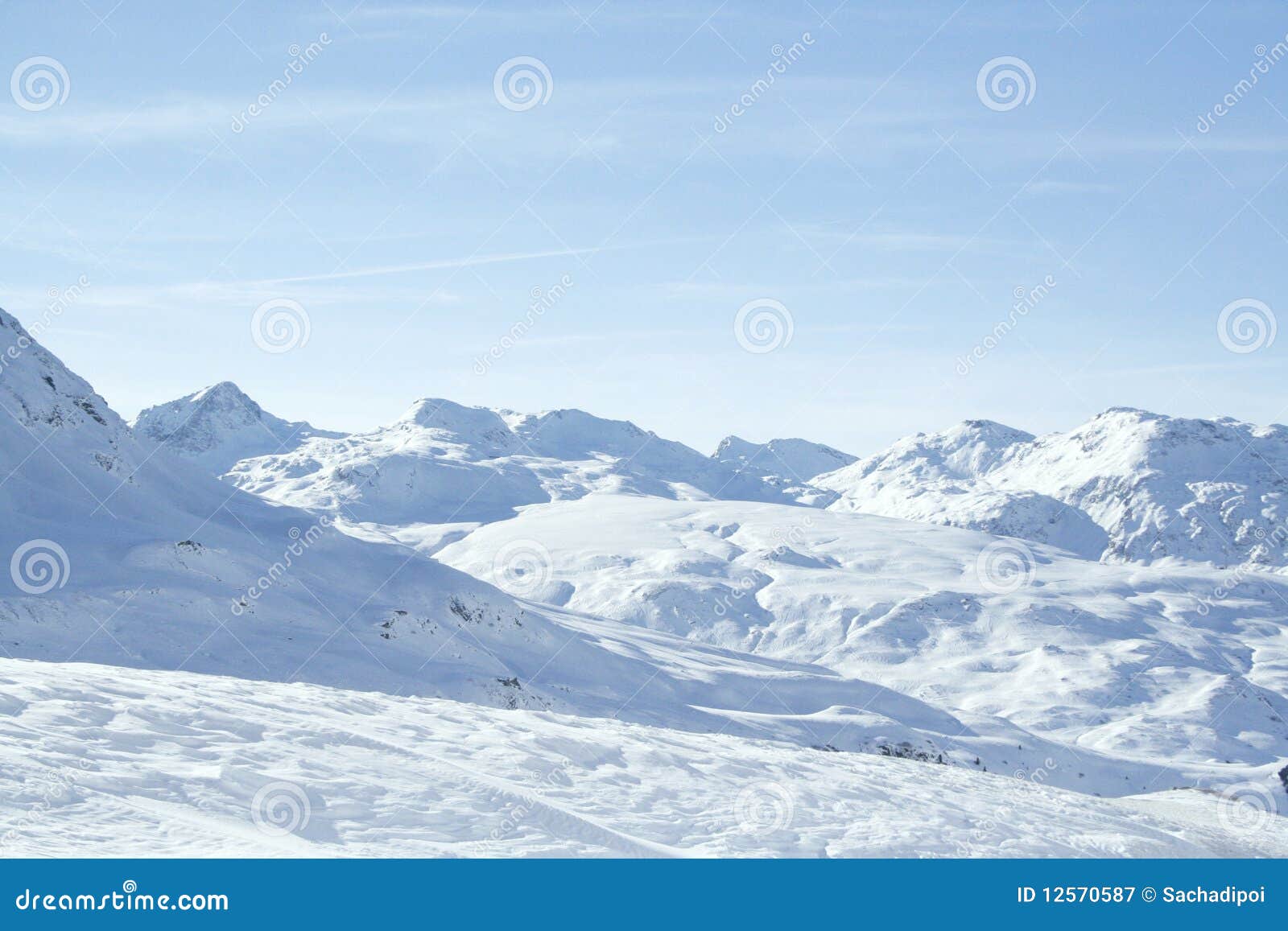 Julierpass Saint Moritz Snow Road Castle Lake Stock Image - Image of ...