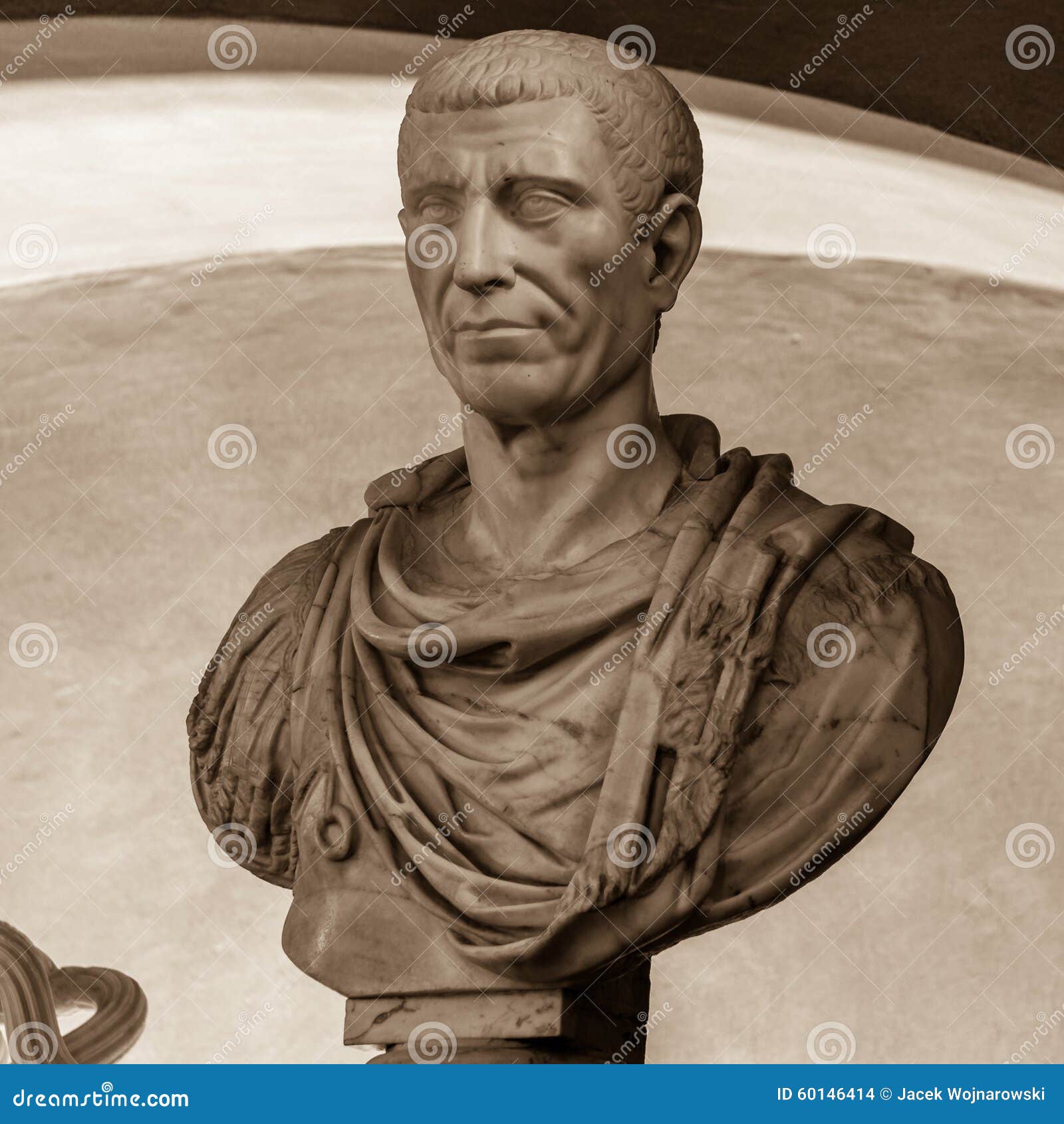 Julius Cesar (100-44 a.C.) imagen de archivo editorial. Imagen de busto ...