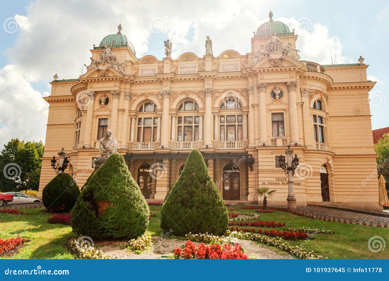 Juliusz Slowacki Theater image éditorial. Image du jour - 101937645