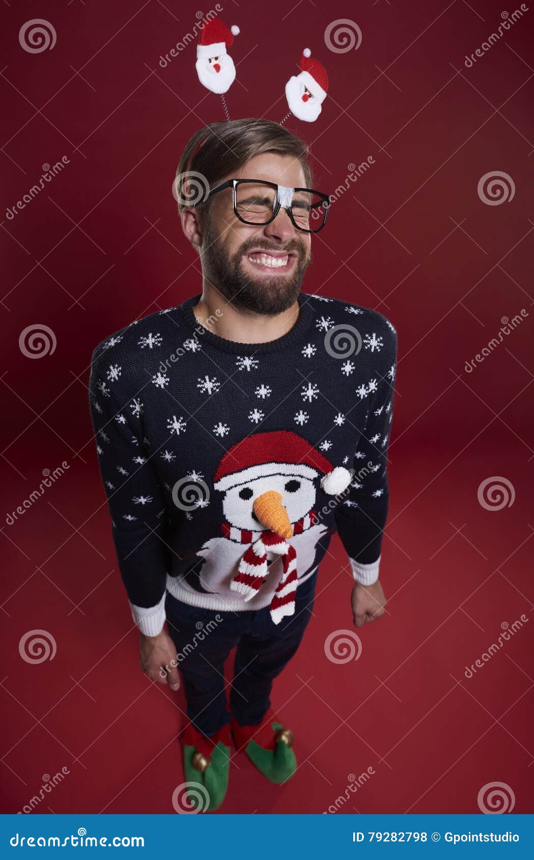 Julman arkivfoto. Bild av full, person, roligt, bisarr - 79282798