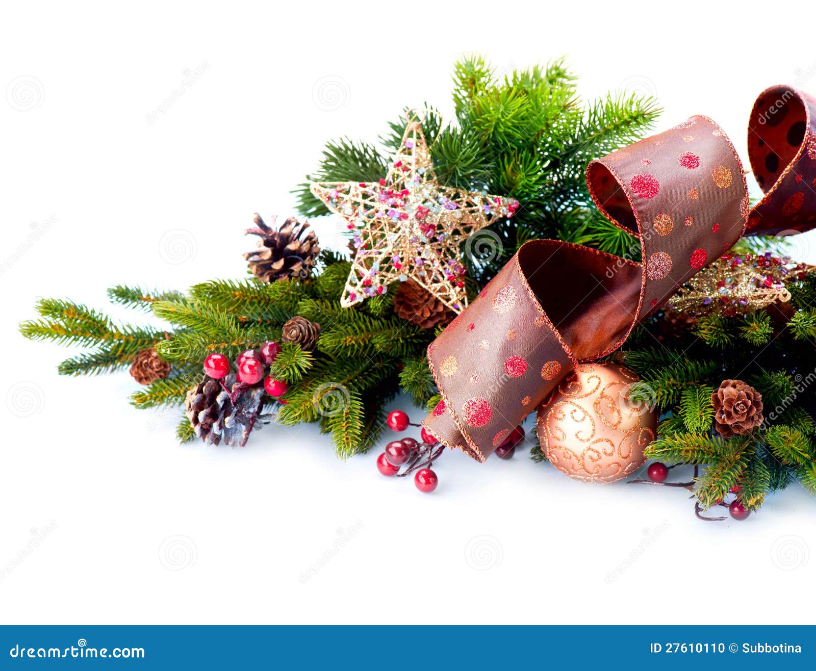 Julpynt arkivfoto. Bild av prydnad, blinken, grön, ferie - 27610110