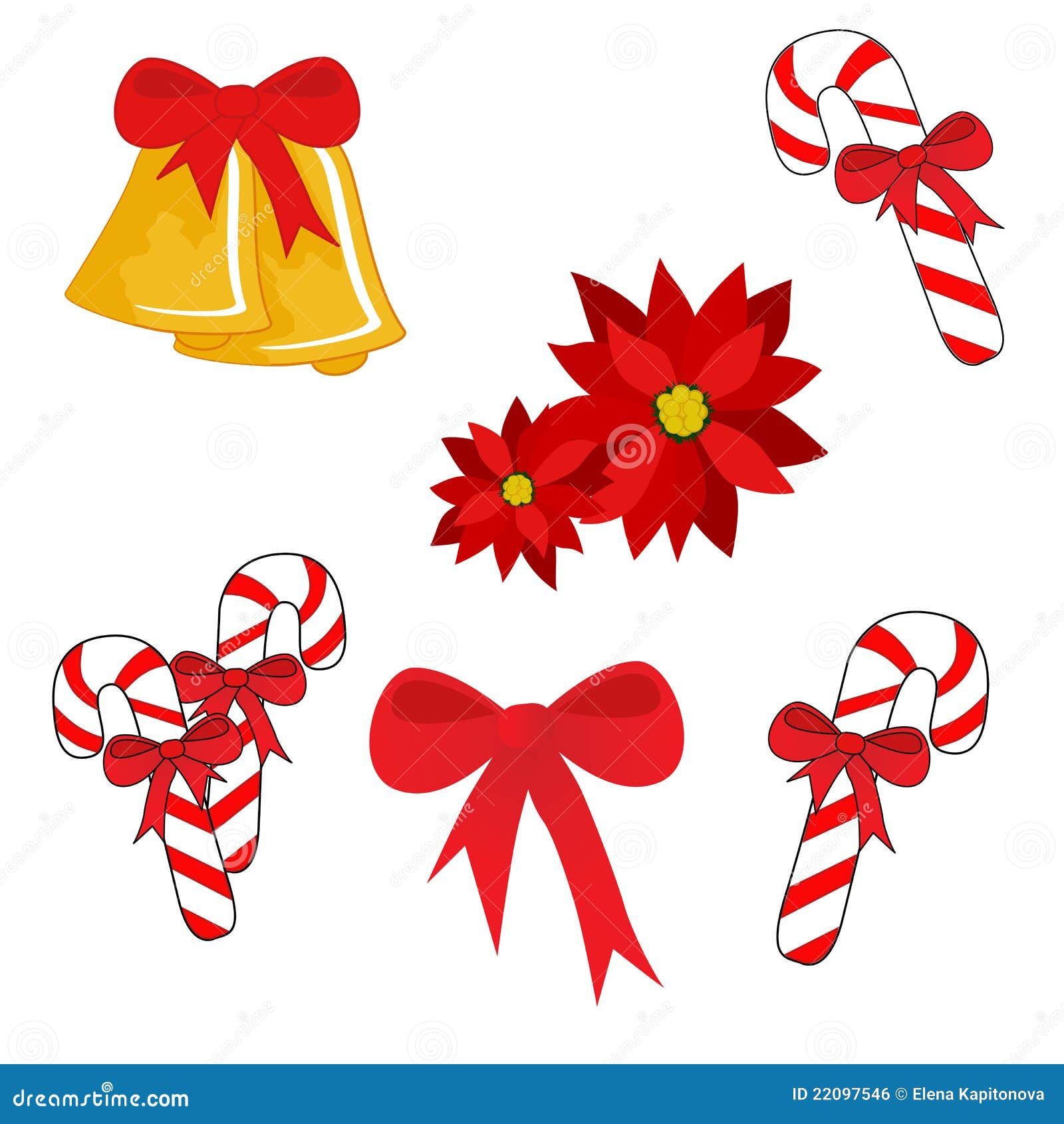 Julsymboler vektor illustrationer. Illustration av konst - 22097546