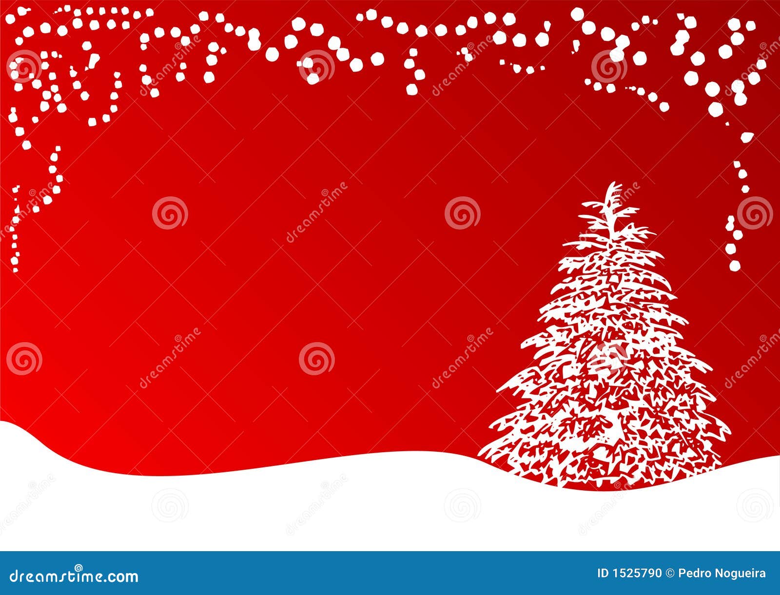 Jultema stock illustrationer. Illustration av träd, himmel - 1525790