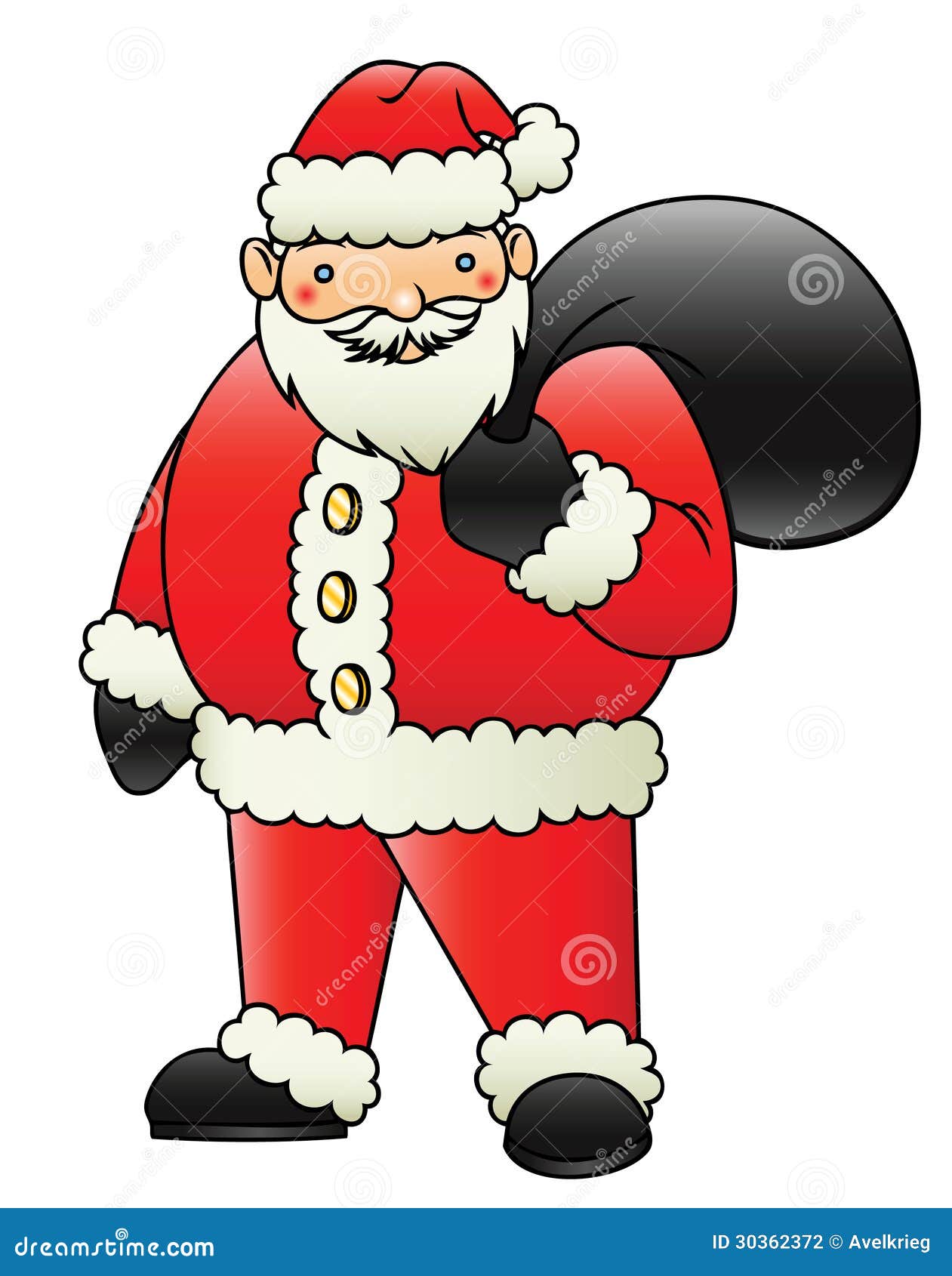 Jultomten vektor illustrationer. Illustration av mustasch - 30362372