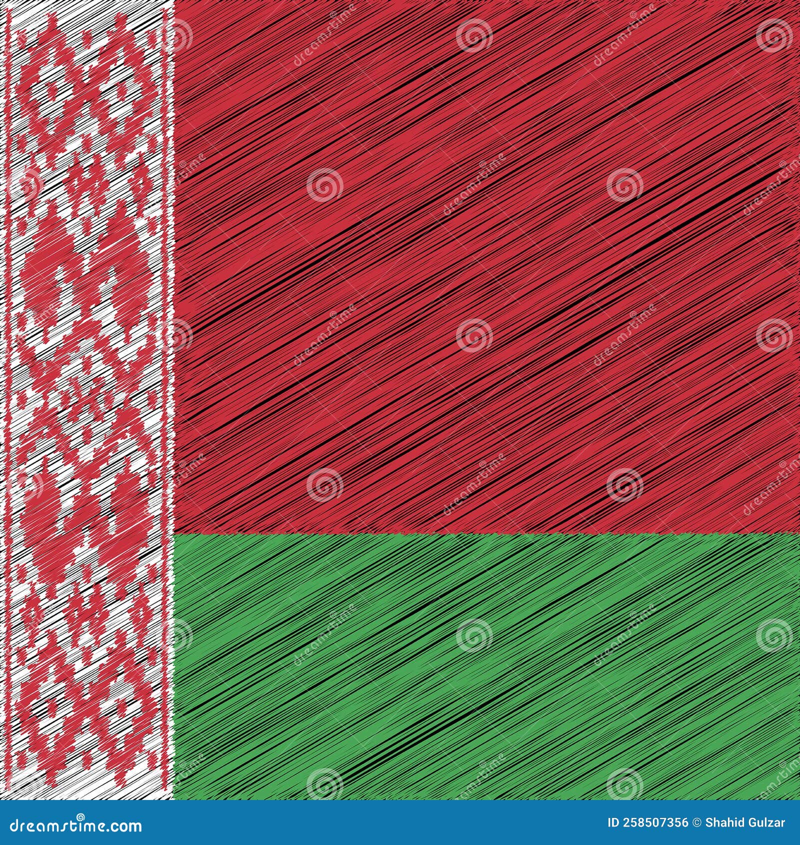 3 July Belarus Independence Day Flag Design Stock Vector - Illustration ...