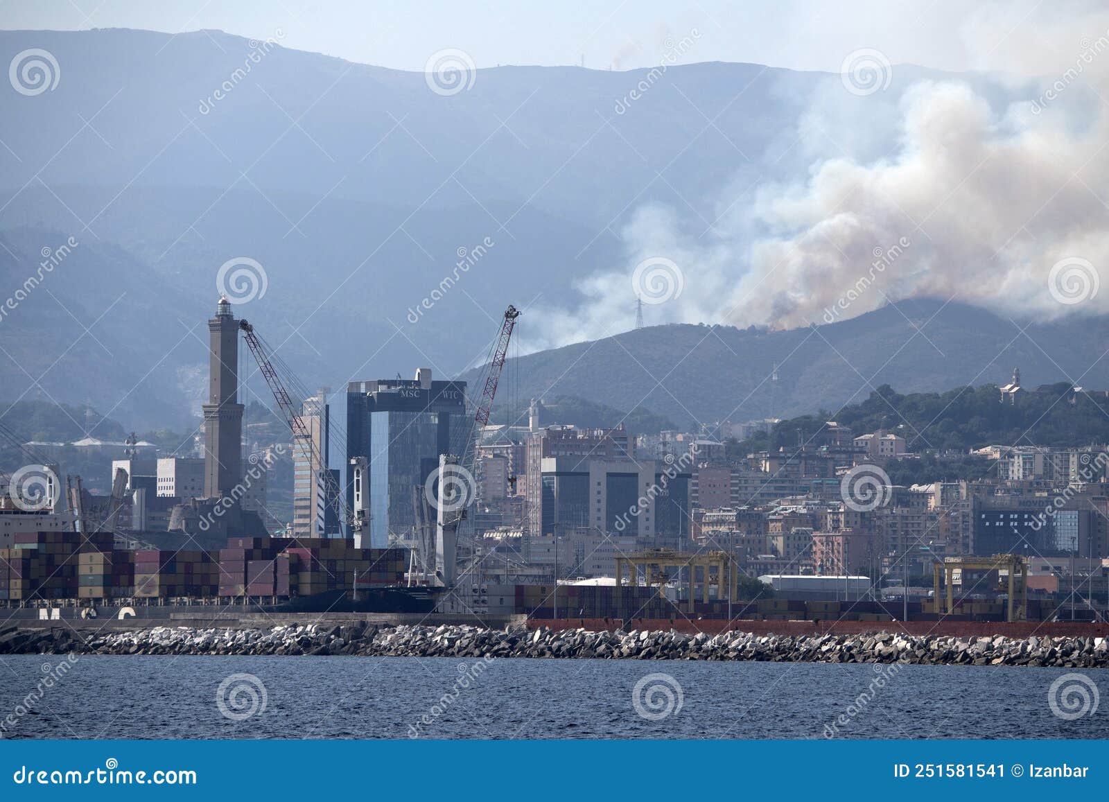 July 2022 Big Fire on Genoa Hills Editorial Photo - Image of ...