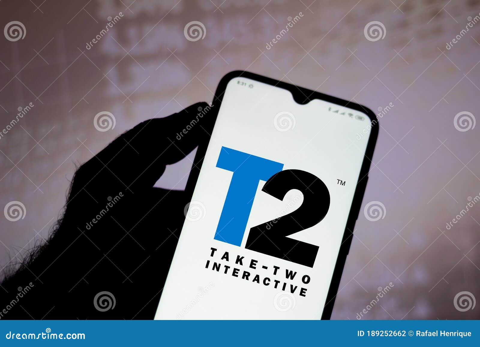 July 3, 2020, Brazil. in this Photo Illustration the Take-Two ...