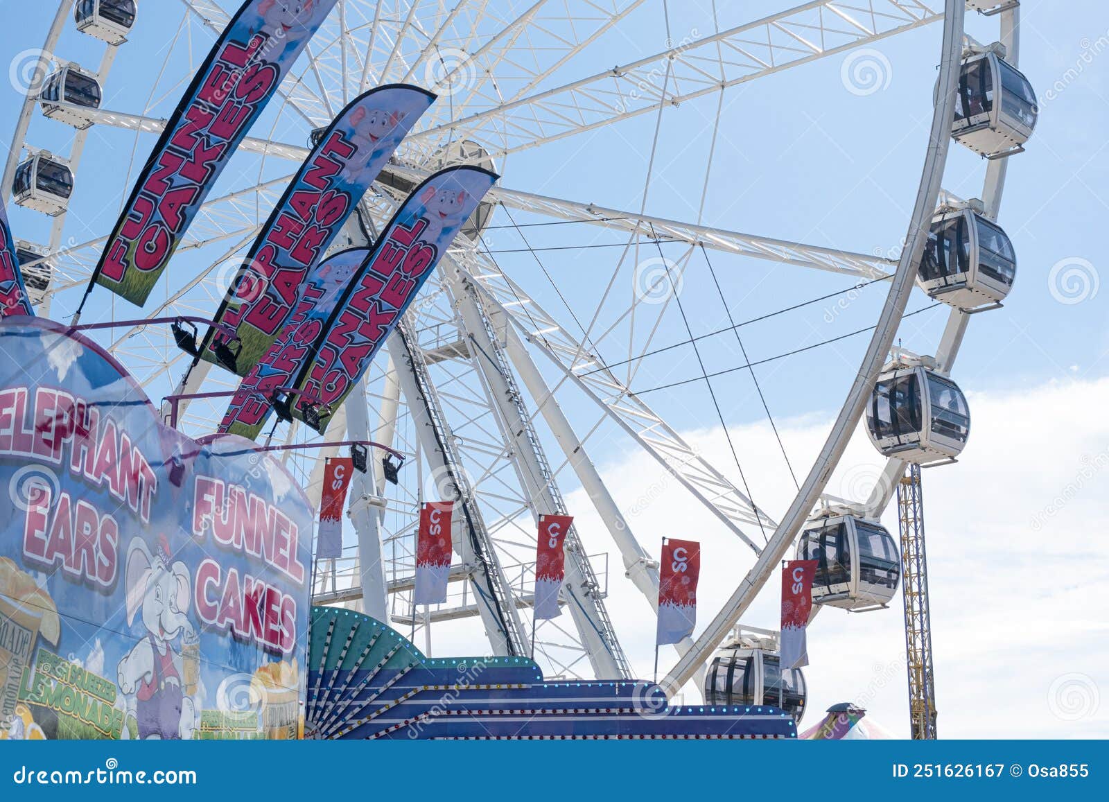 13 July 2022 - Calgary, Alberta Canada - the Superwheel at the Calgary ...