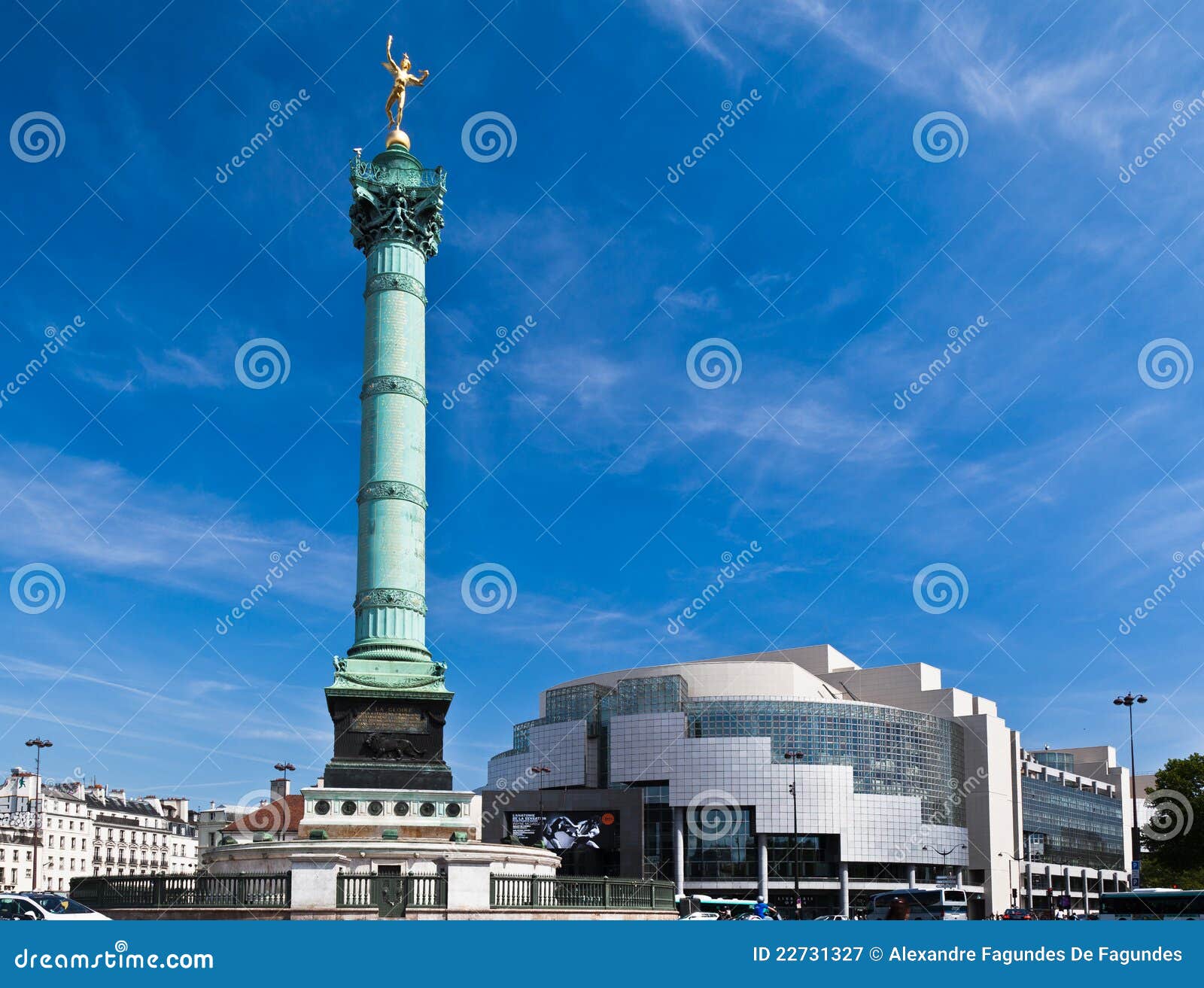 July Column Bastille Paris France Editorial Photography - Image of ...