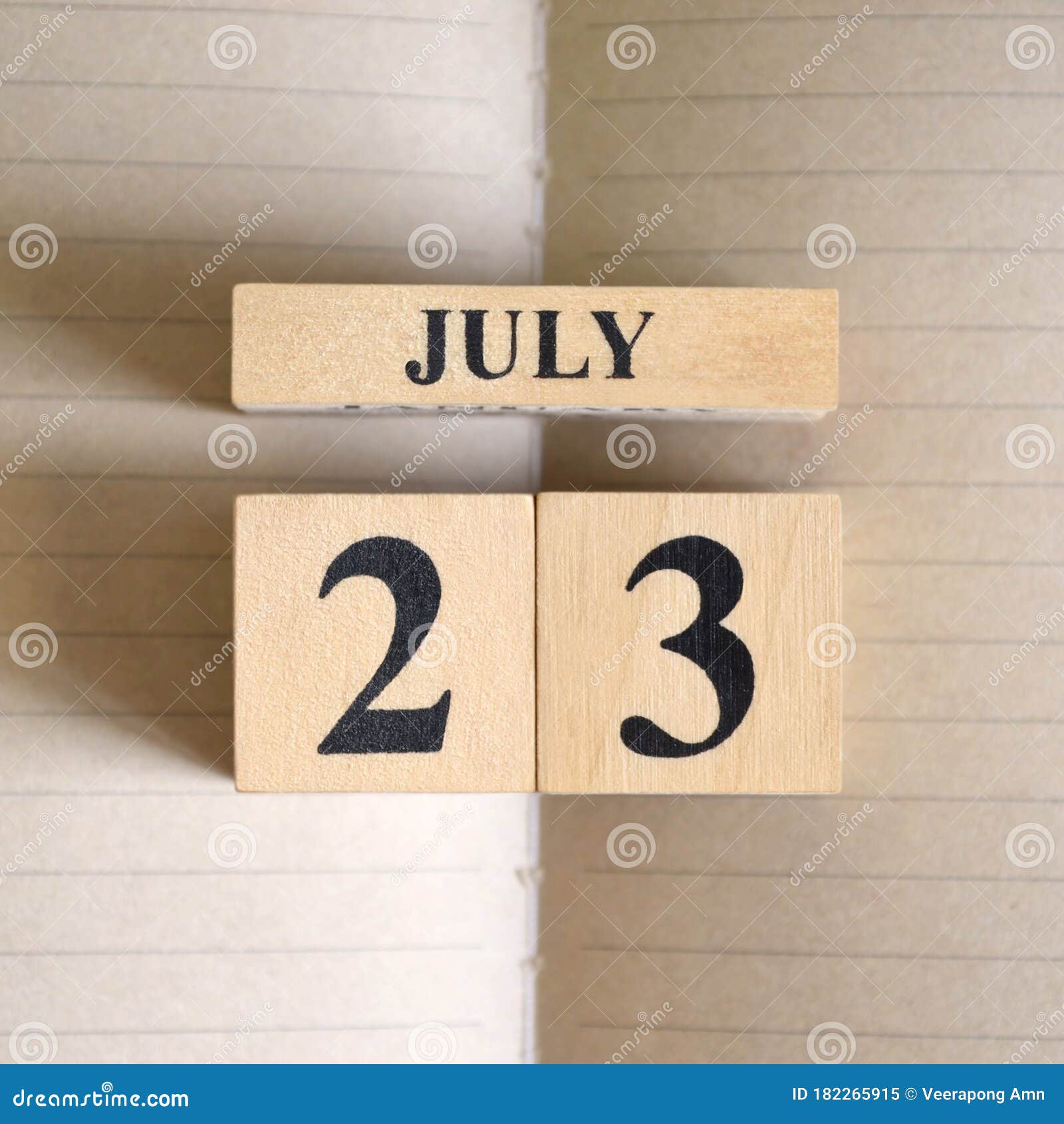 July 23, Icon Design with Number Cube. Stock Image - Image of 2035 ...