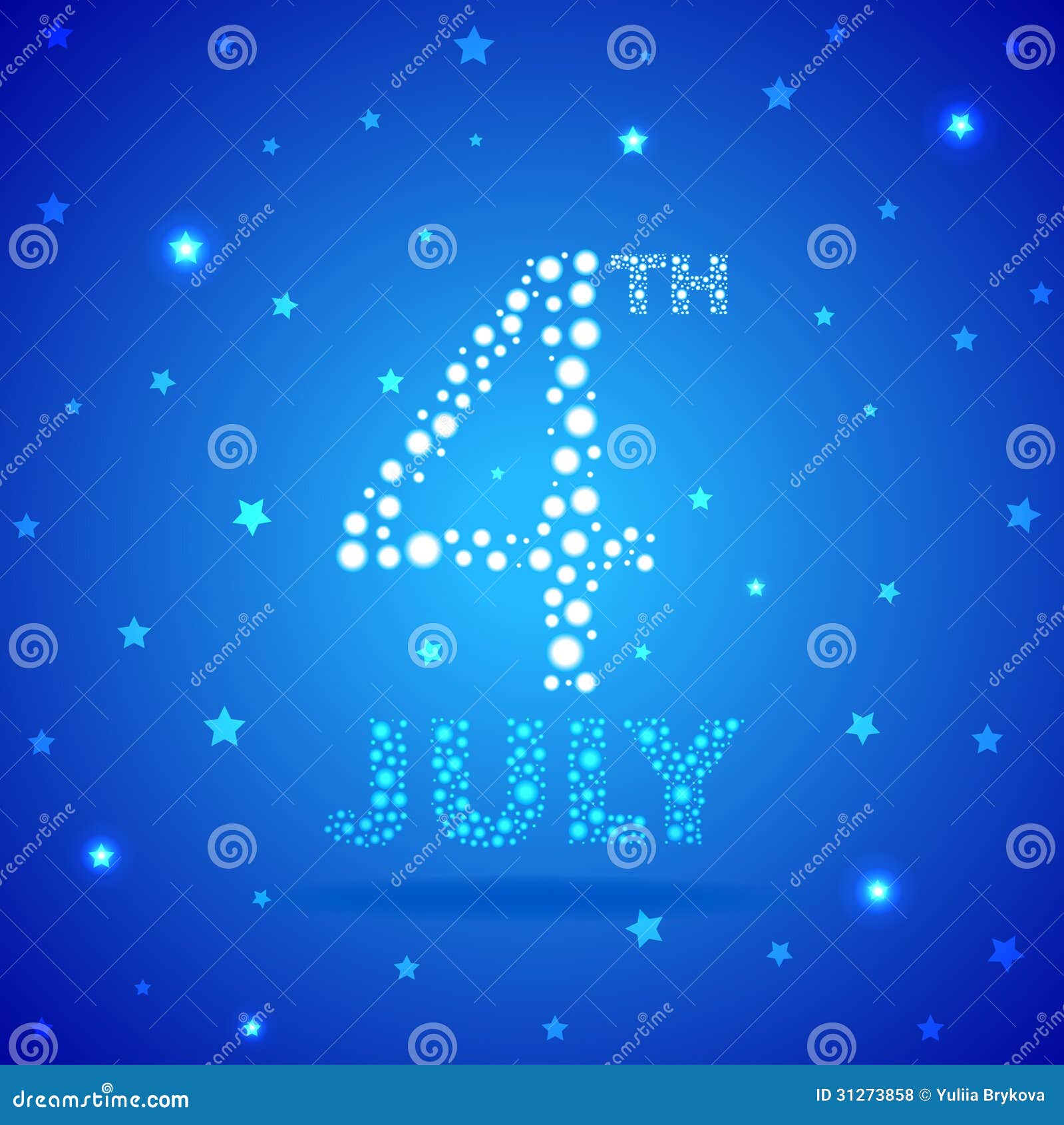 July stock vector. Illustration of freedom, july, american - 31273858