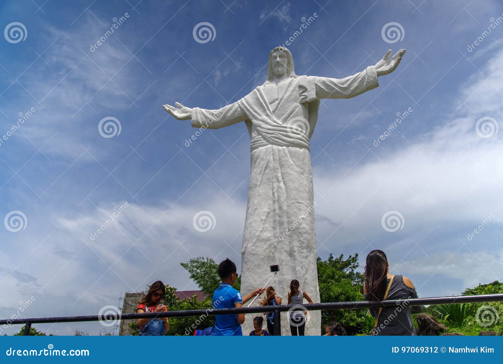 July 29, 2017 Jesus Statue at the Monasterio De Tarlac Editorial ...