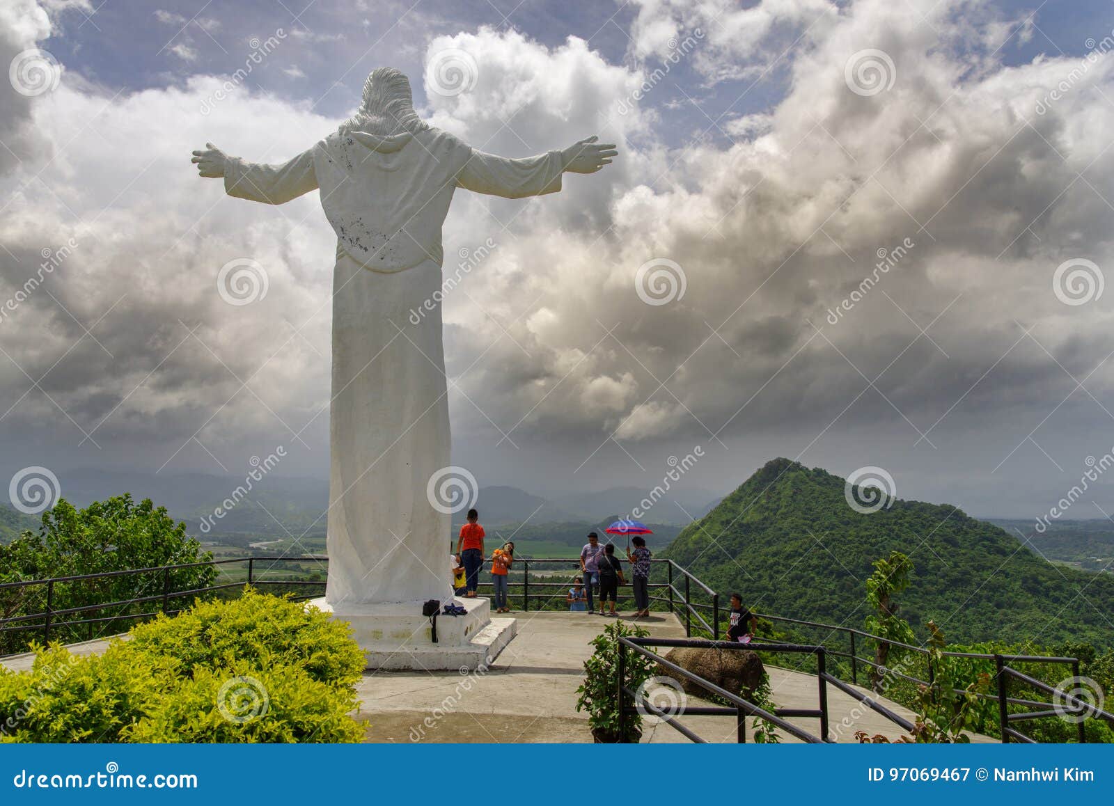 July 29, 2017 Jesus Statue at the Monasterio De Tarlac Editorial ...