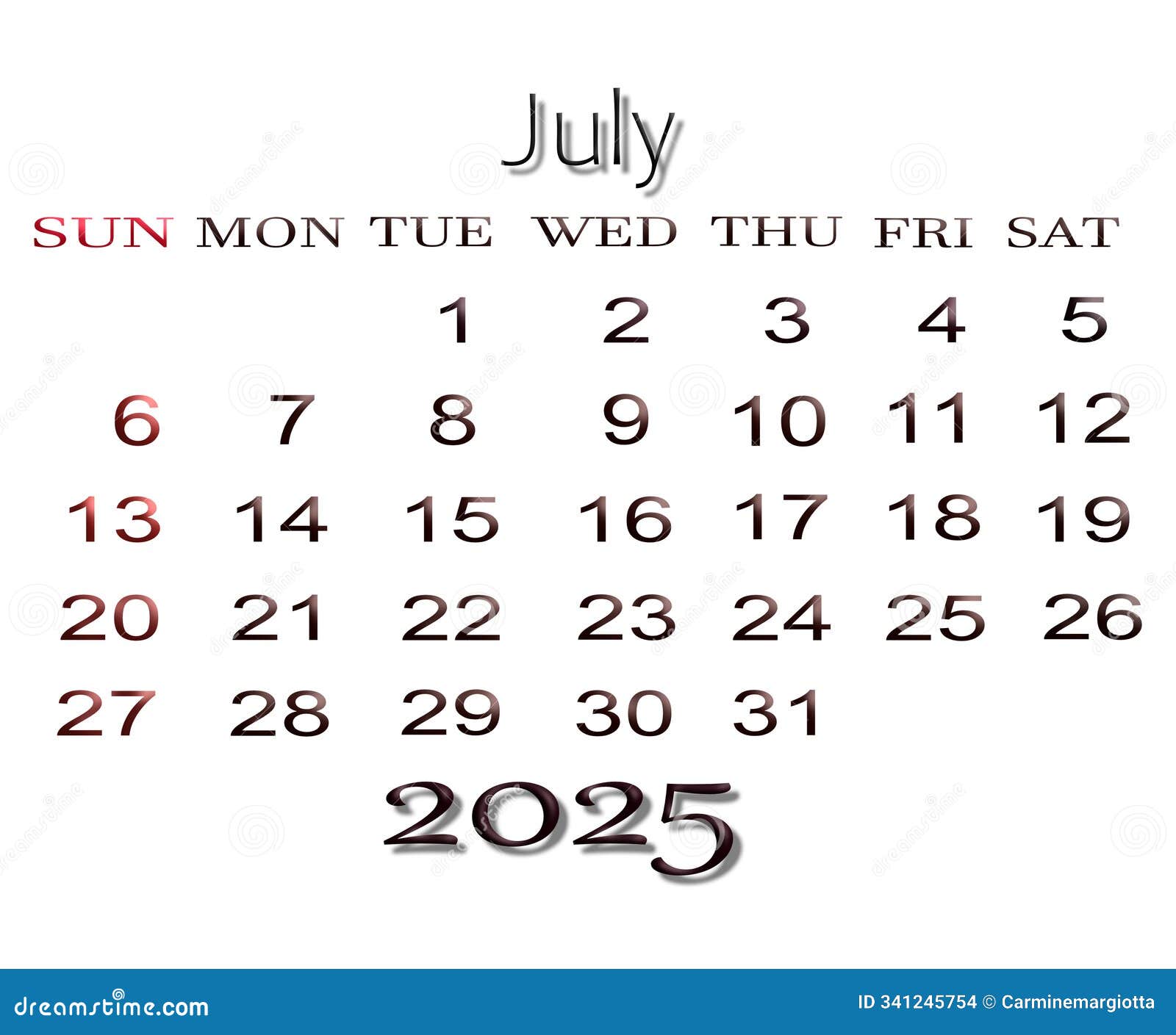 July Month Special Day. National Daiquiri Day, Text Effect On ...