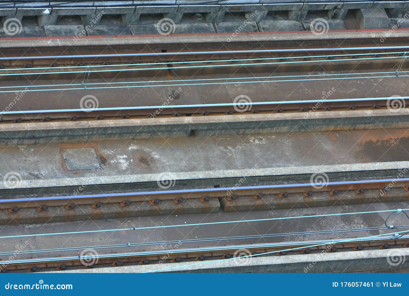 24 July 2008 a Railway on Top View Transporting System Stock Image ...