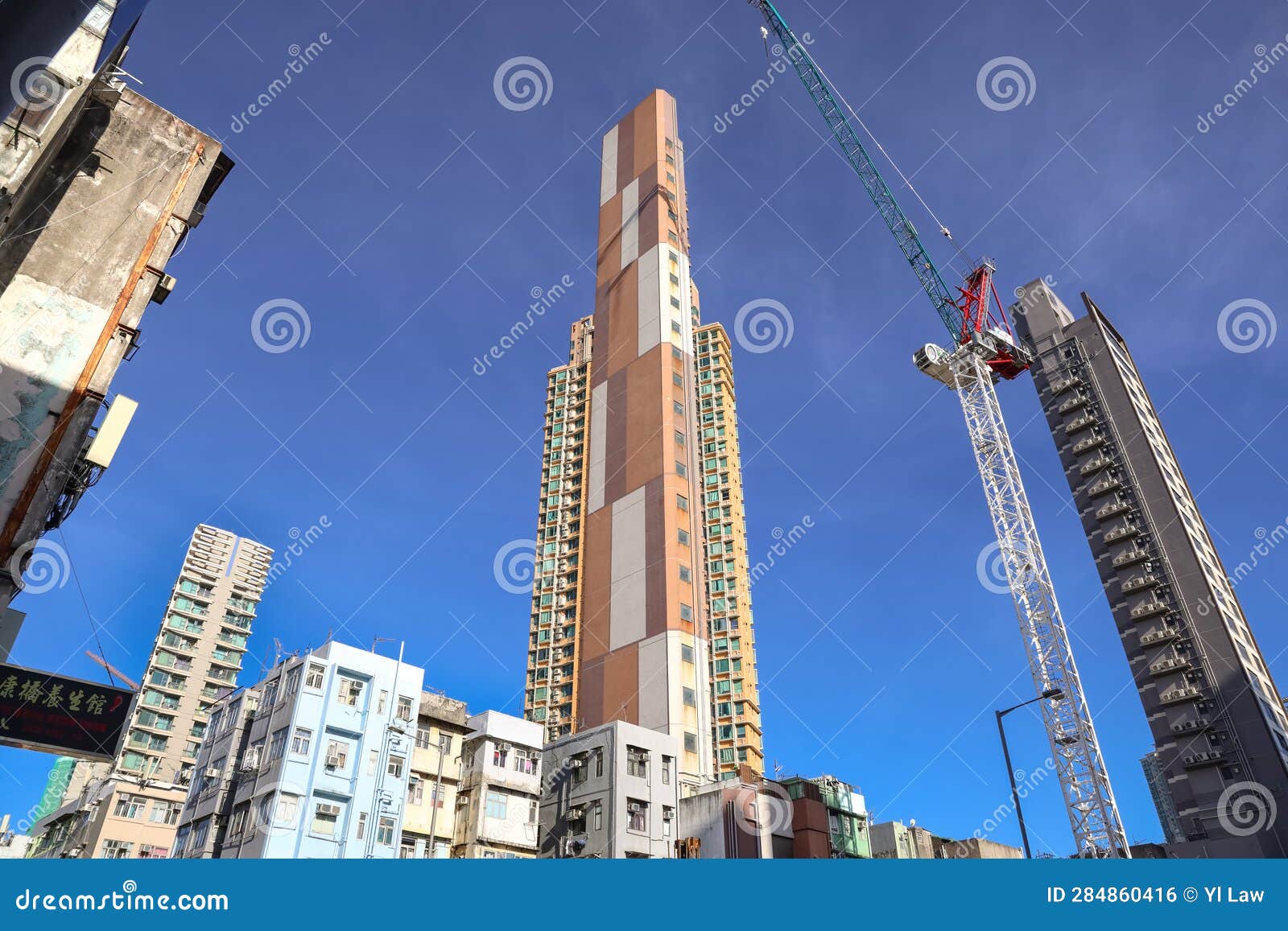 July 22 2023 Redevelopment Project in Kowloon City, Hong Kong Editorial ...