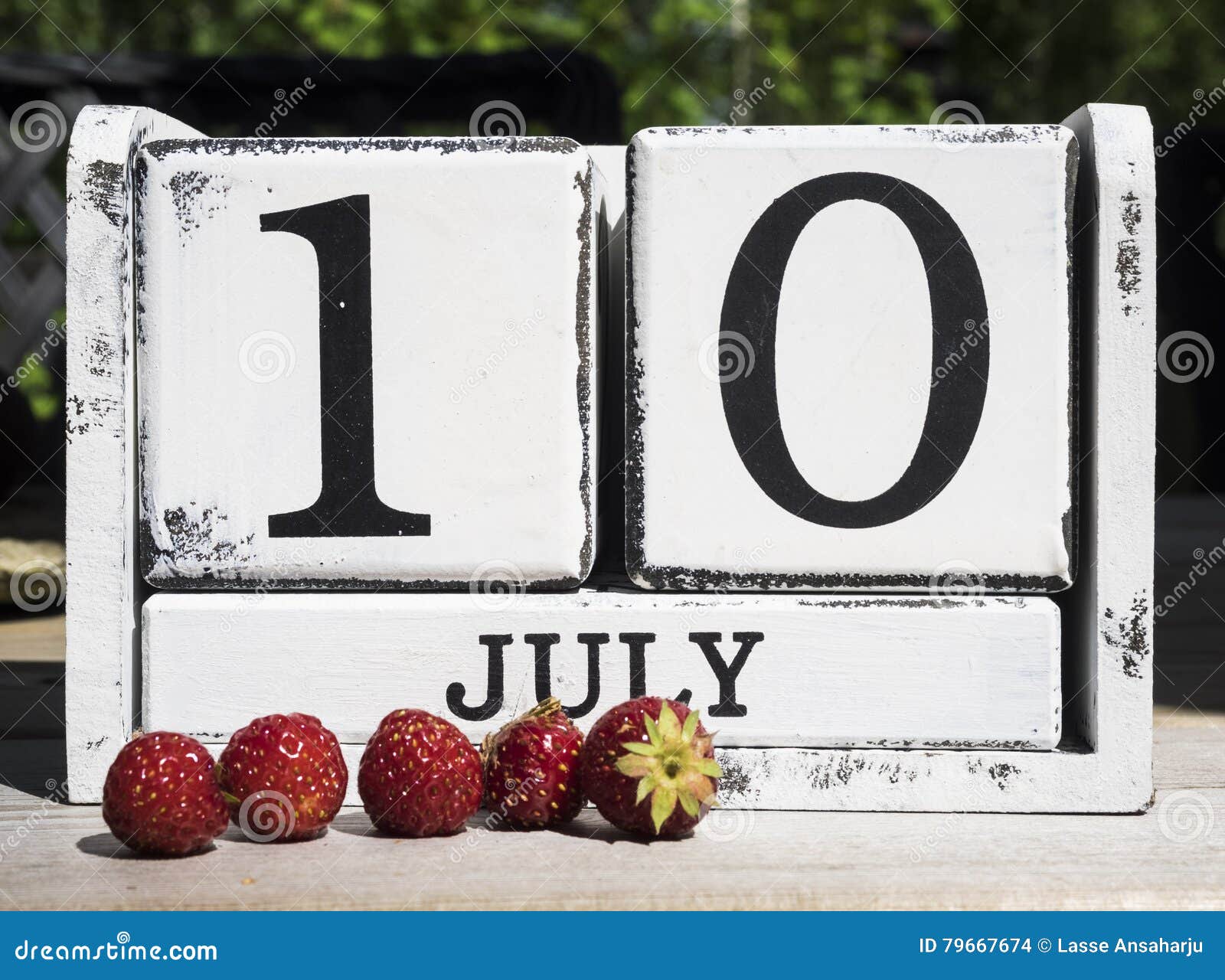 July 10 stock photo. Image of white, cube, strawberries - 79667674