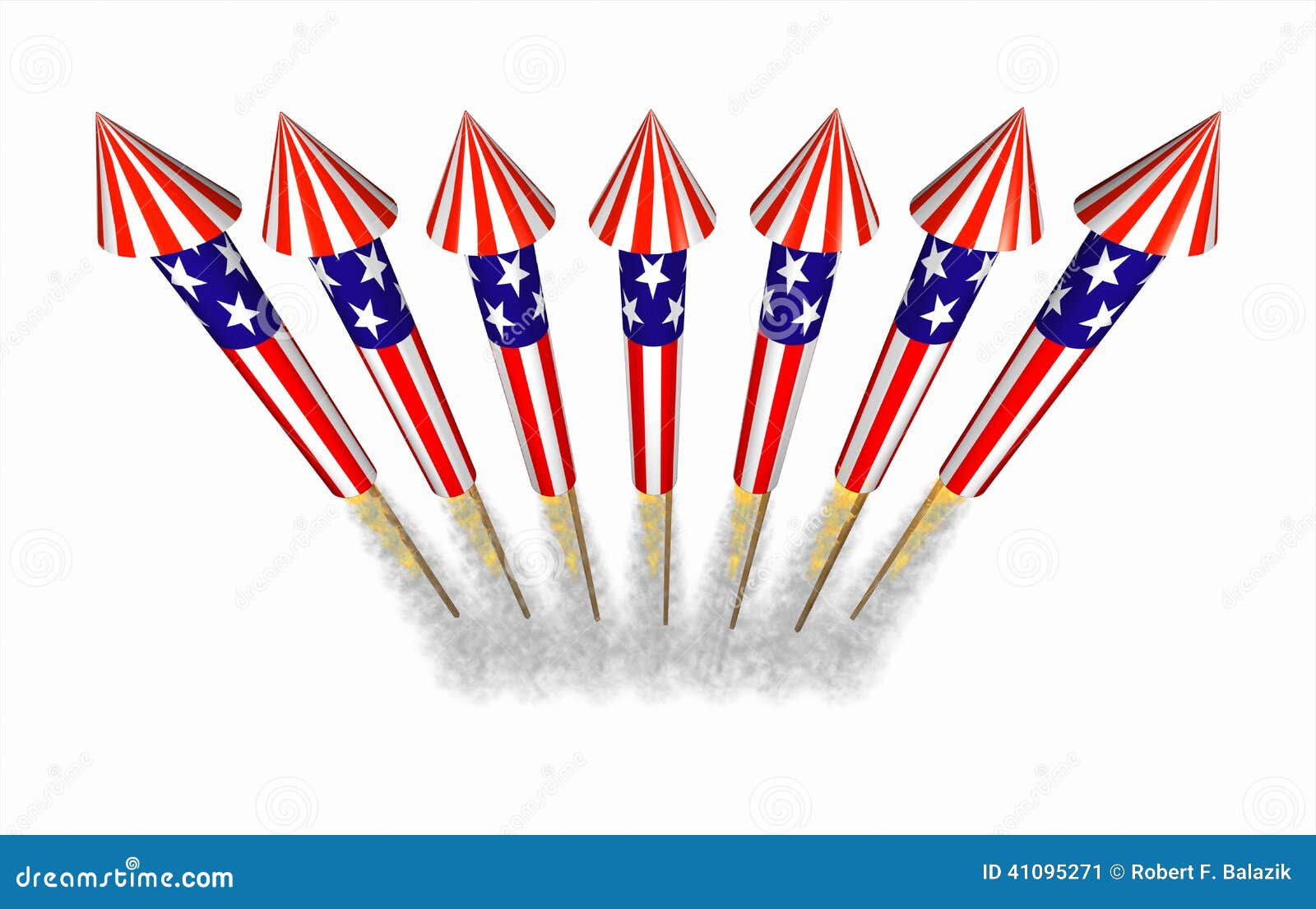 Rocket Fireworks. Missile Launch. Pyrotechnics, Vector Illustration ...