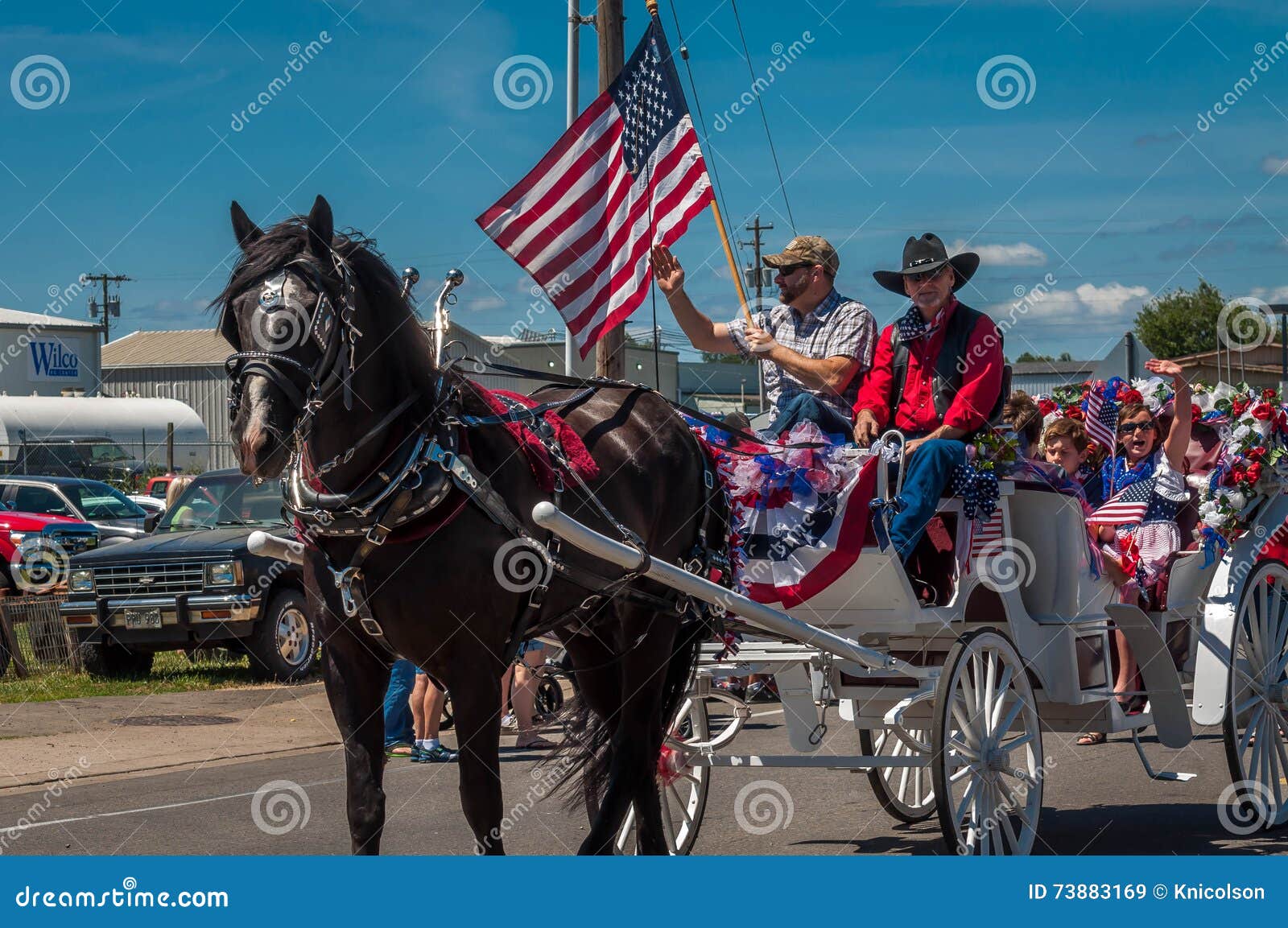 July 4th parade editorial stock image. Image of decorations - 73883169