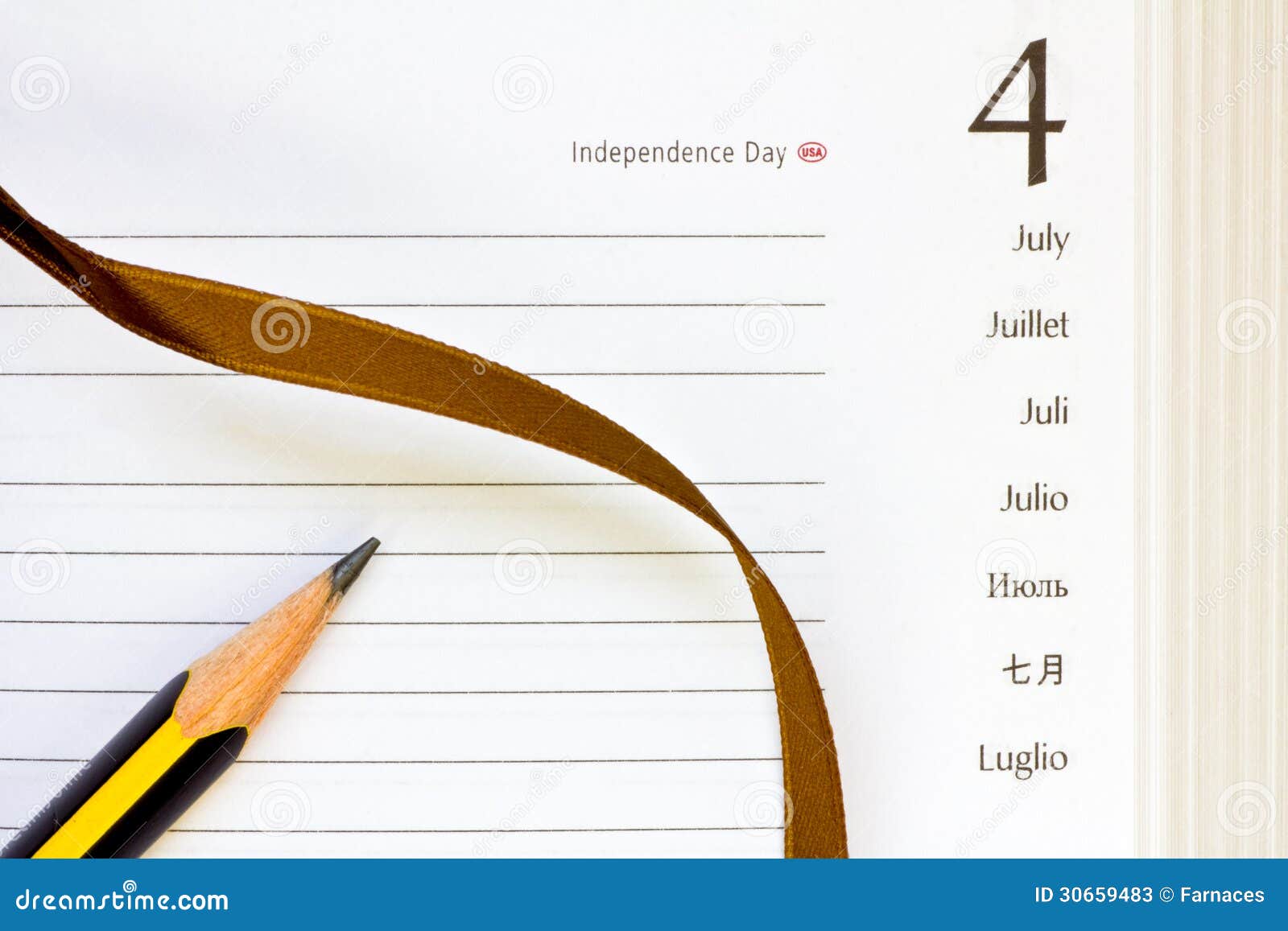 July 4th diary stock image. Image of future, america - 30659483