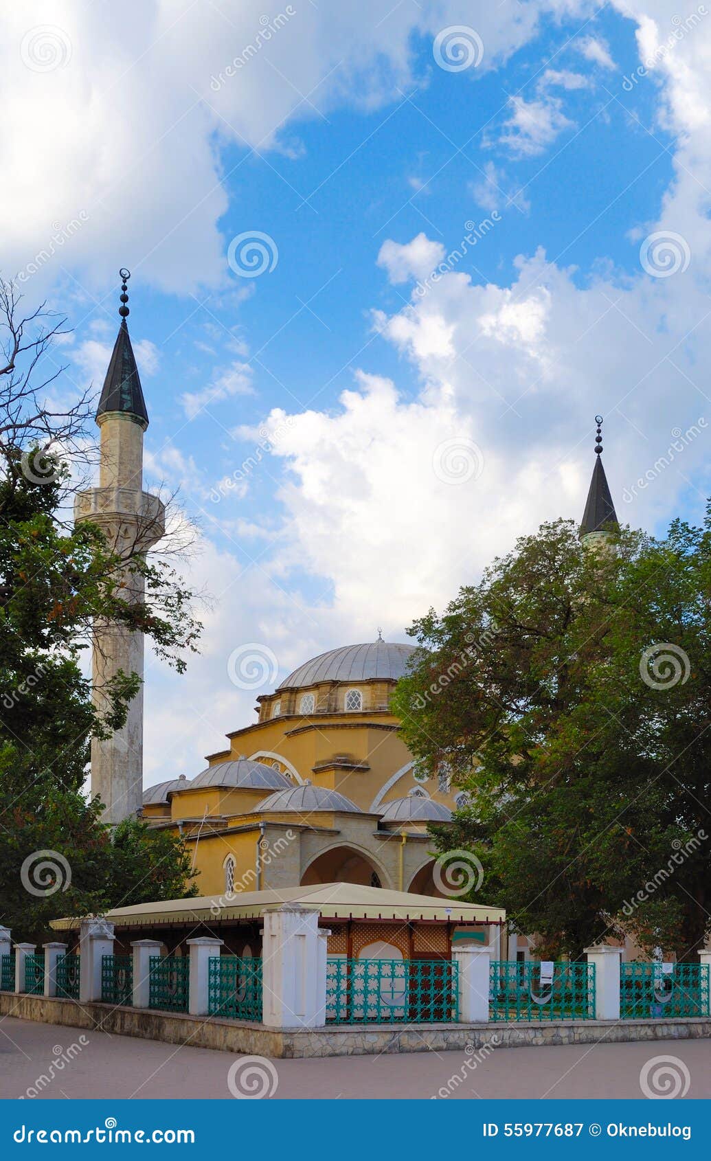 Juma-Jami Mosque in Yevpatoria. Crimea. Stock Image - Image of history ...