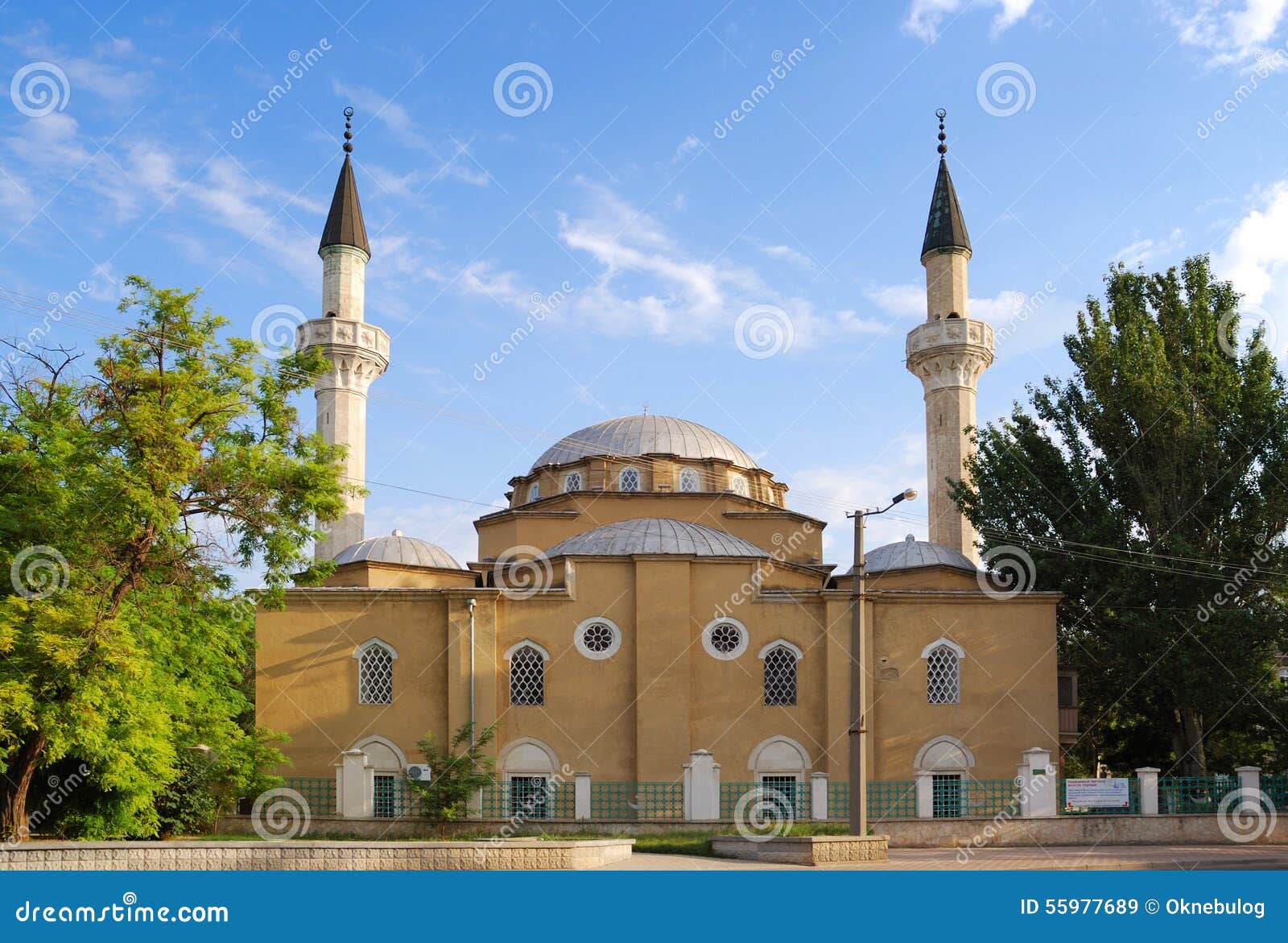 Juma-Jami Mosque in Yevpatoria. Crimea. Stock Image - Image of ...
