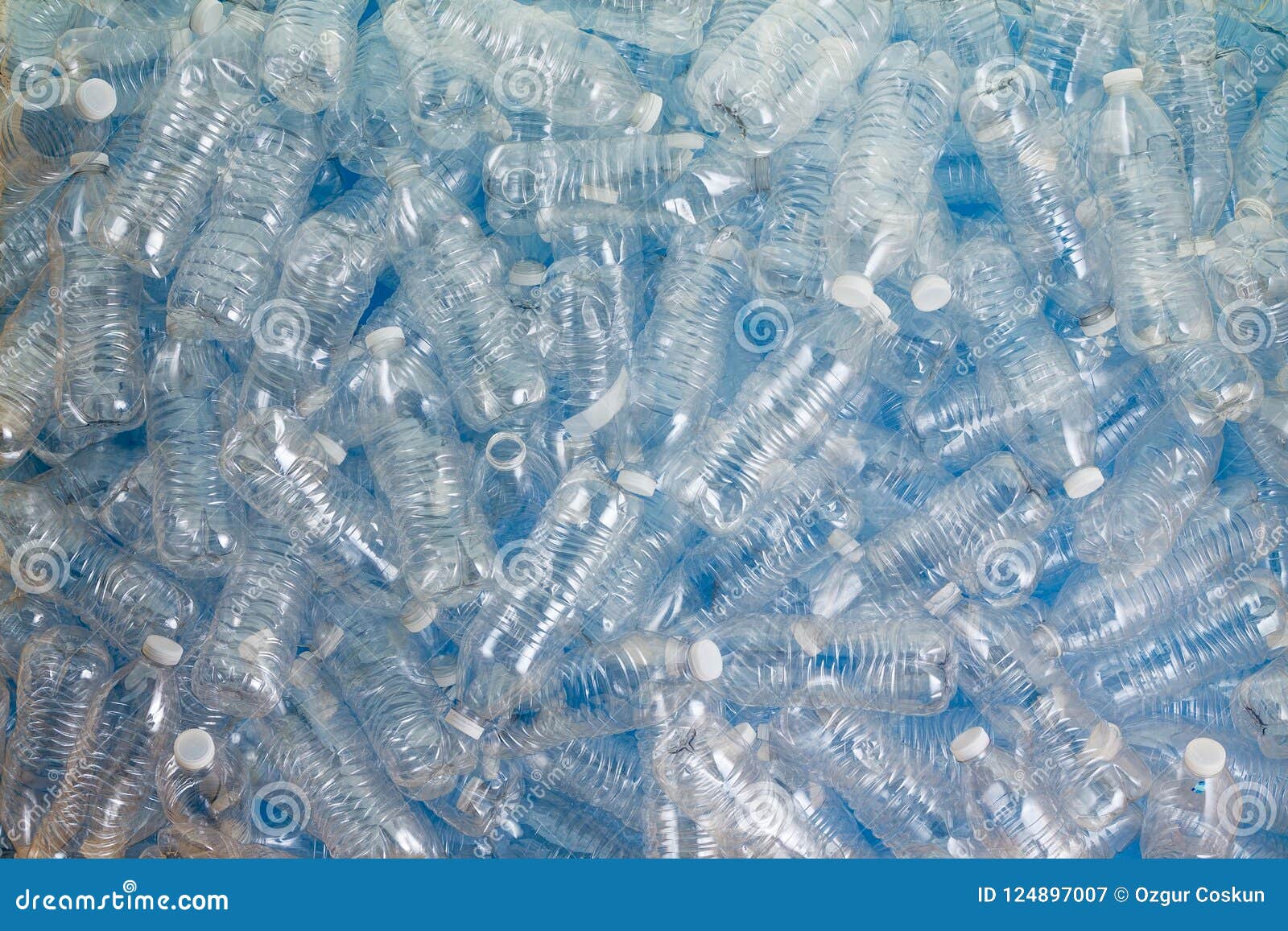 Jumble Of Clean Empty Plastic Pet Bottles Stock Image - Image of blue ...