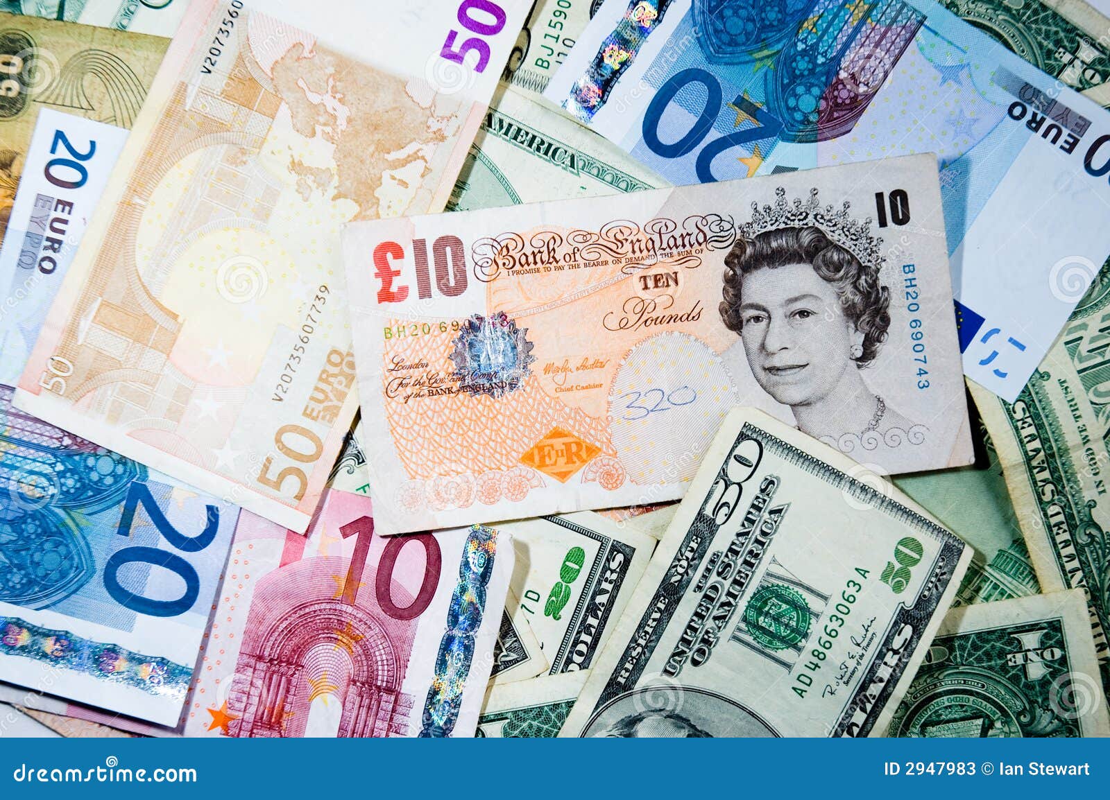 A jumble of currency editorial stock photo. Image of profit - 2947983
