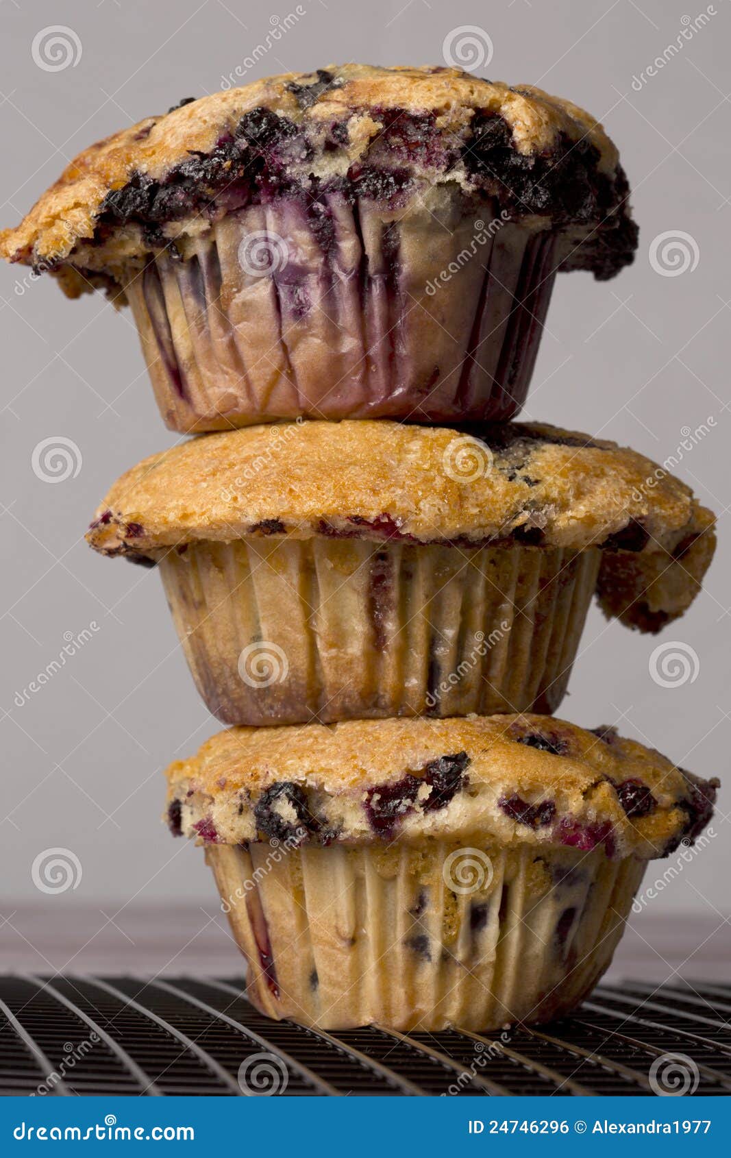 Jumbo blueberry muffins stock photo. Image of antioxidants - 24746296