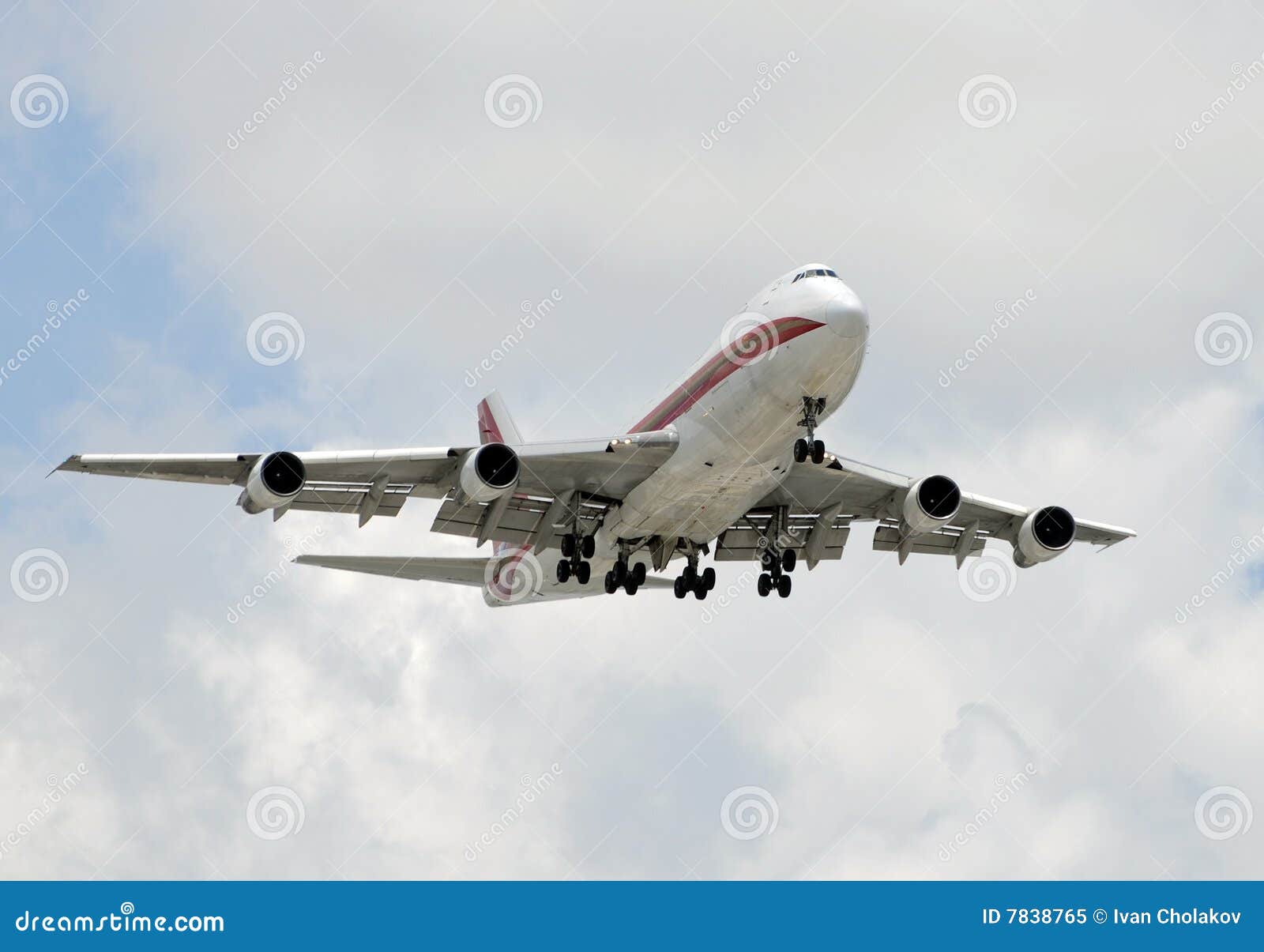Jumbo jet stock image. Image of flying, boeing, airliner - 7838765