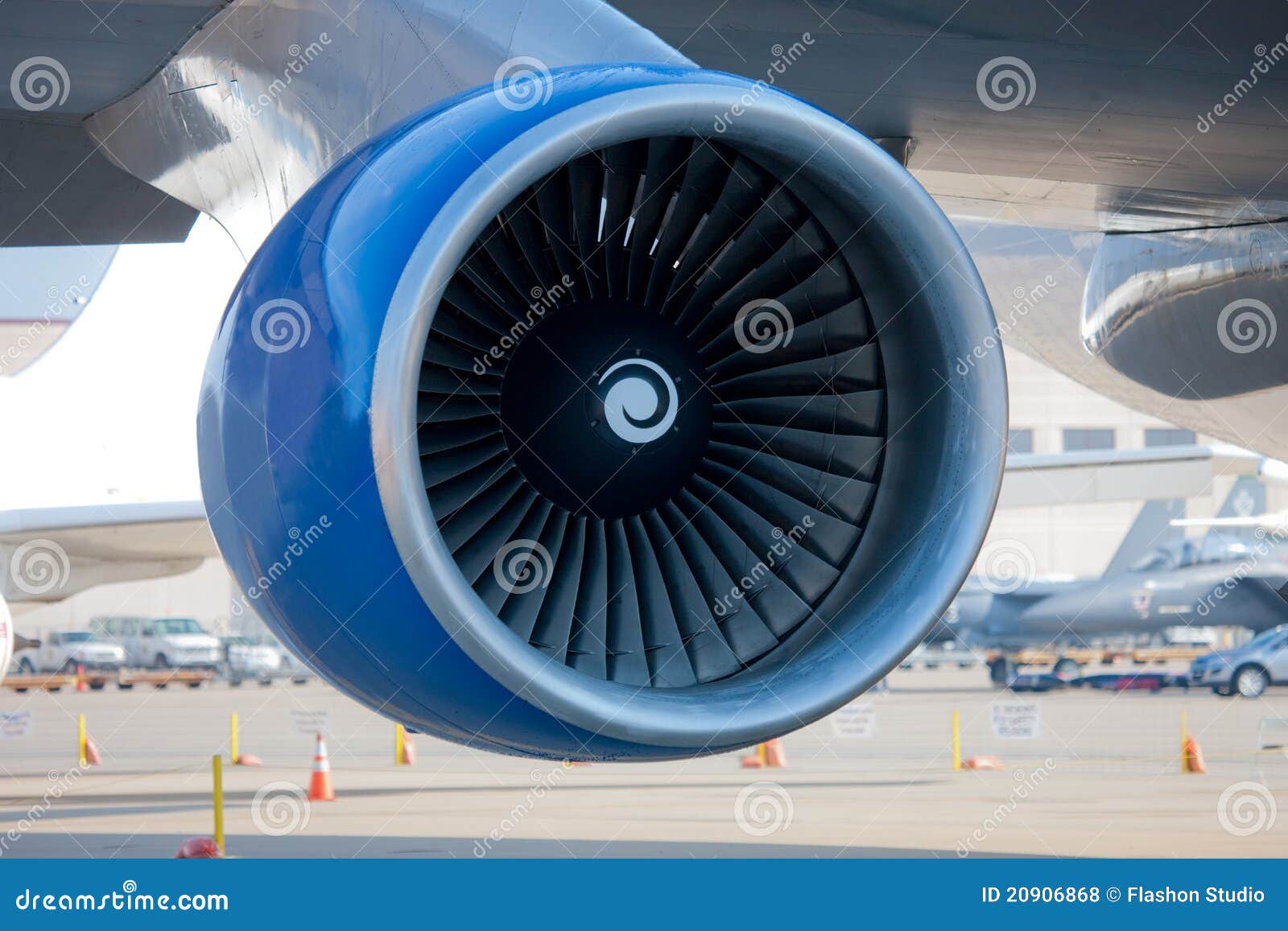 Jumbo Jet Engine & Wing Royalty-Free Stock Image | CartoonDealer.com ...