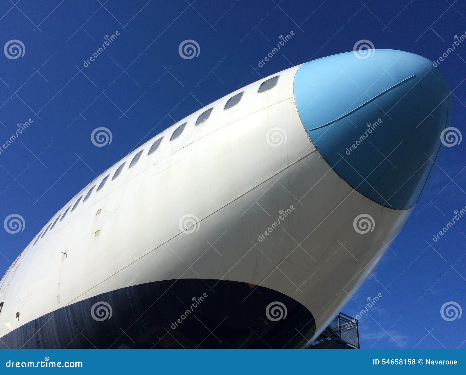 Jumbo jet stock photo. Image of jumbo, nose, boeing - 54658158