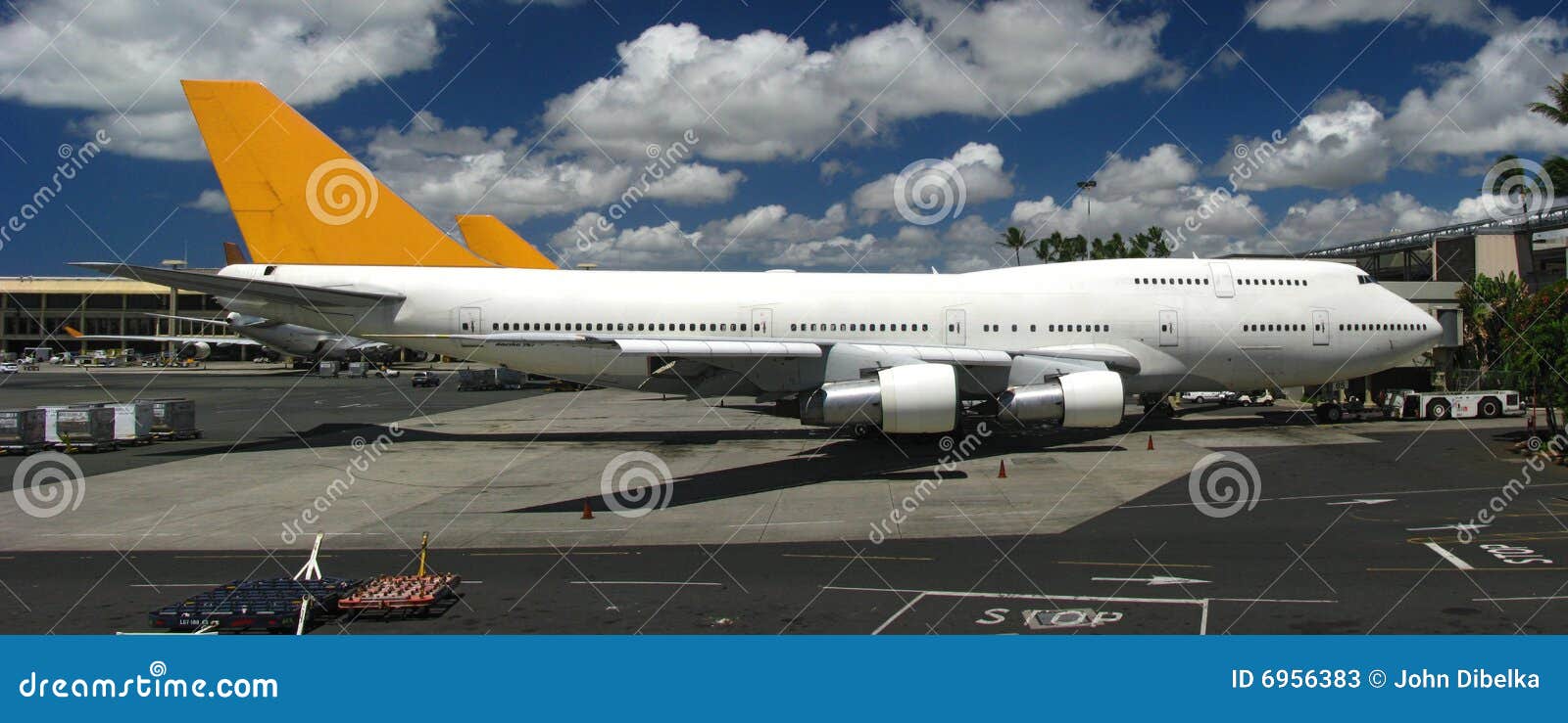 Jumbo Jets at Gates stock image. Image of vacation, engine - 6956383