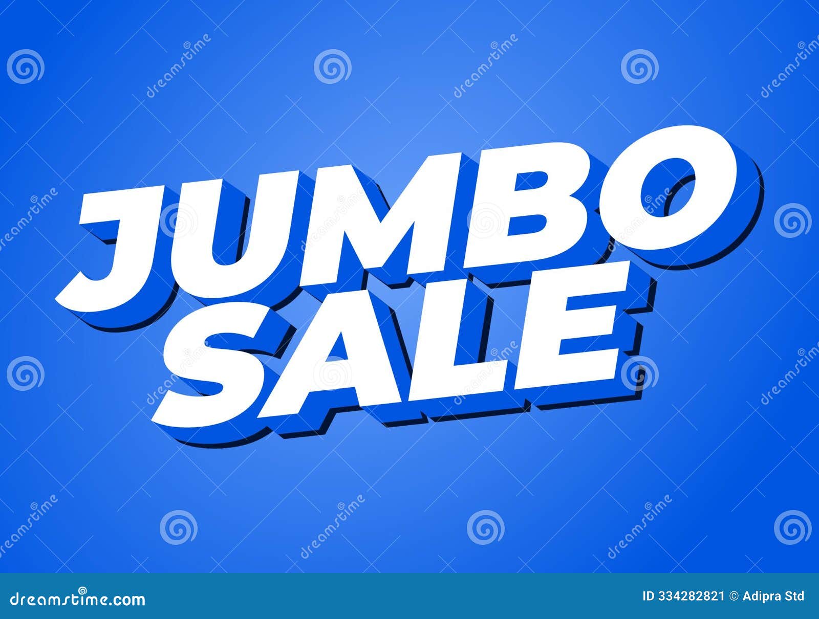 Jumbo Sale. Text Effect in Modern Colors with 3D Style Stock ...