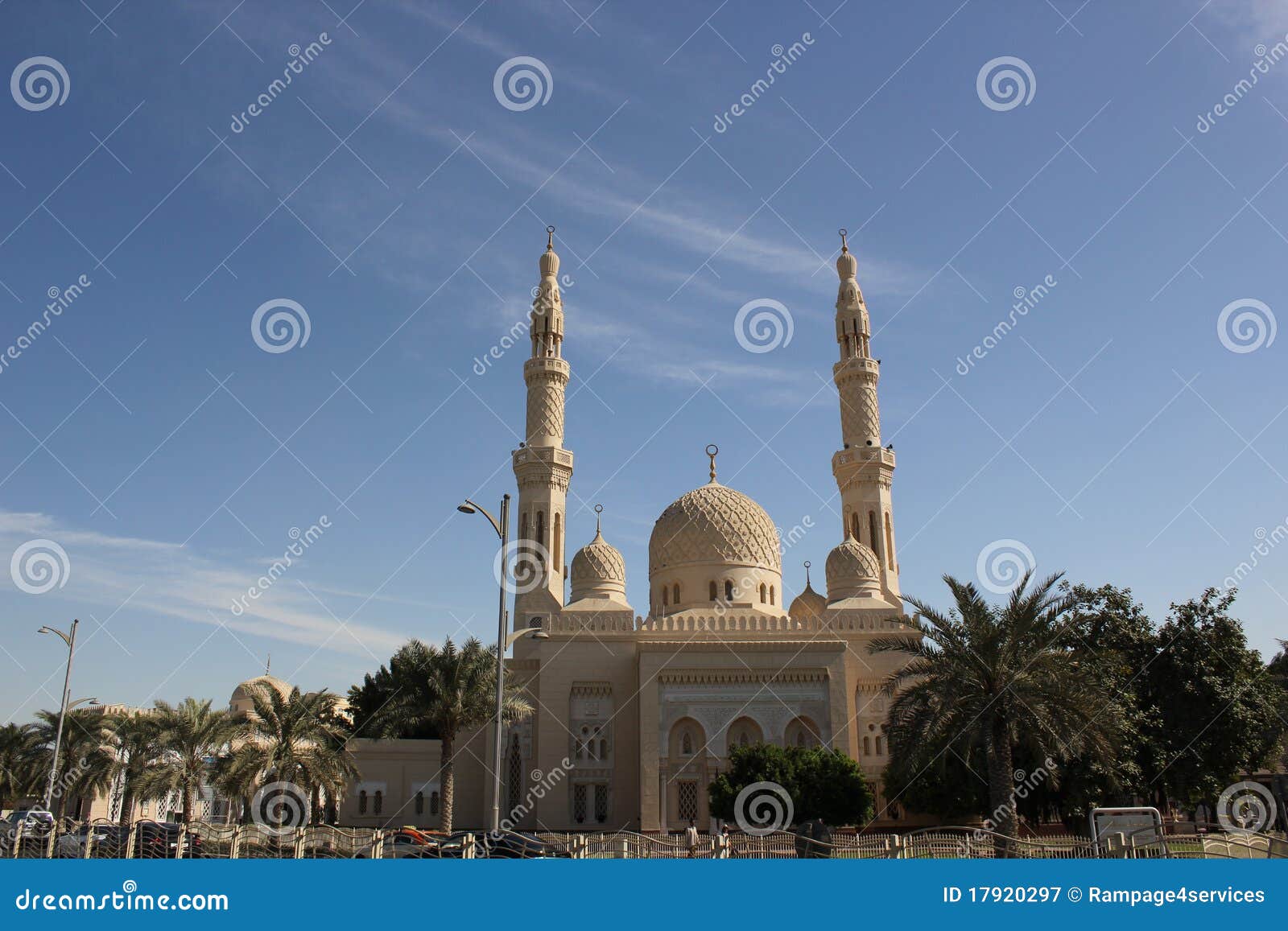 Jumeirah Mosque stock image. Image of jumeirah, islam - 17920297