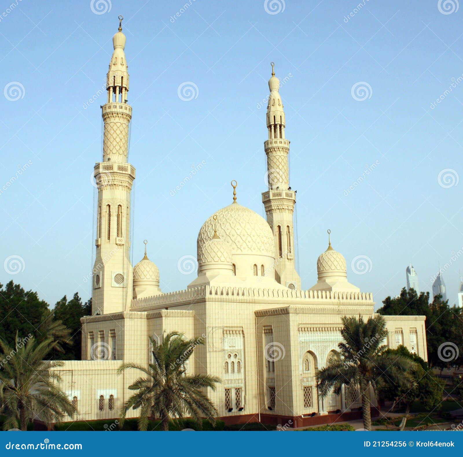 Jumeirah mosque stock photo. Image of faith, cityscape - 21254256