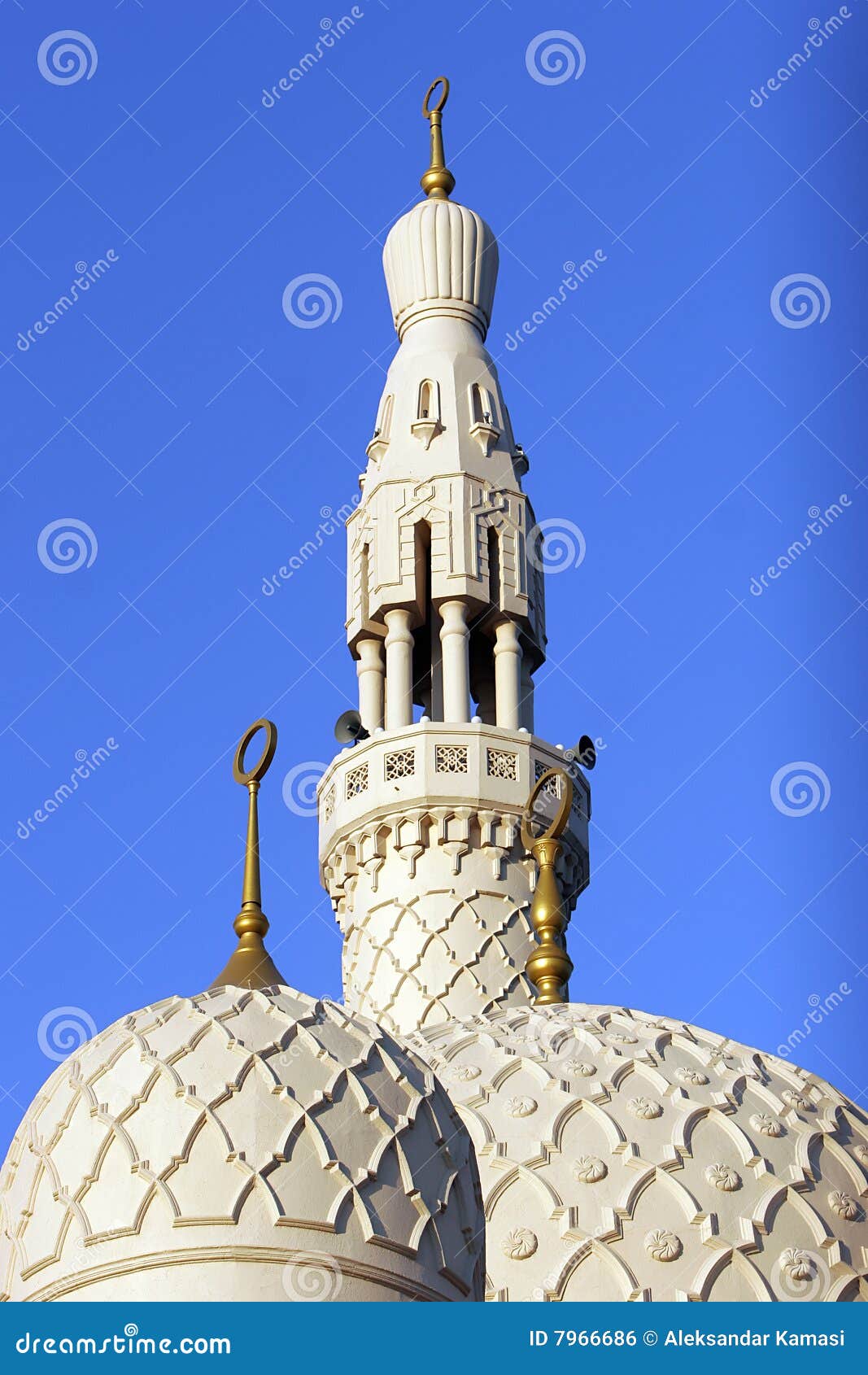 Jumeirah mosque stock photo. Image of religion, temple - 7966686